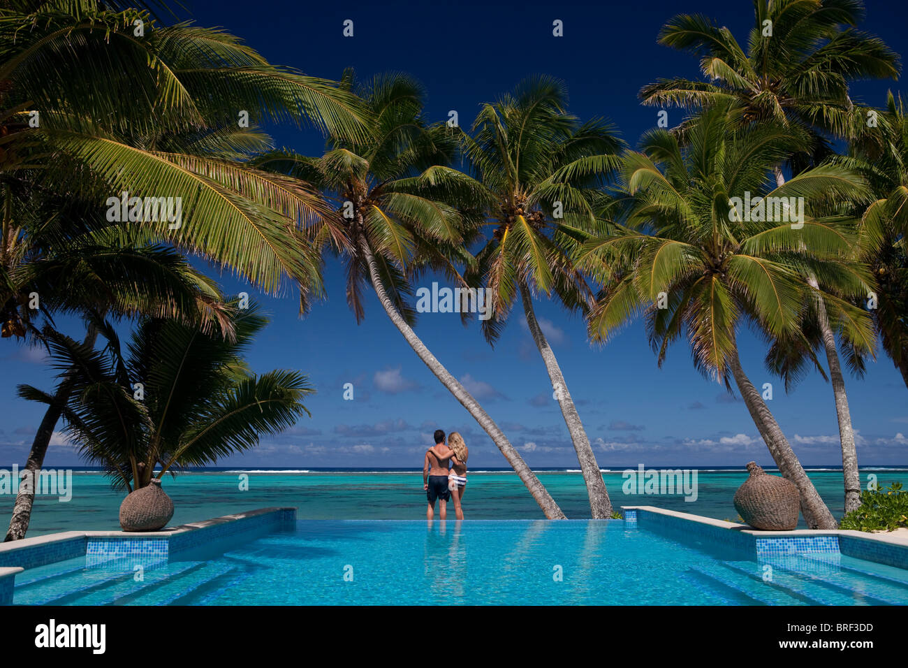 Cook islands couple honeymoon hi-res stock photography and images - Alamy