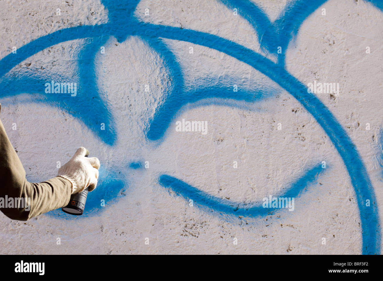 hand paint wall - graffiti Stock Photo - Alamy