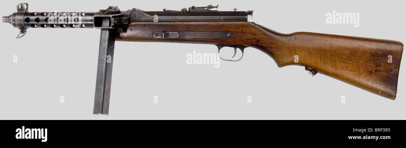 Armes à feu, PM Steyr-Solothurn, MP 34, calibre 9mm, no. 929. Souvent ...