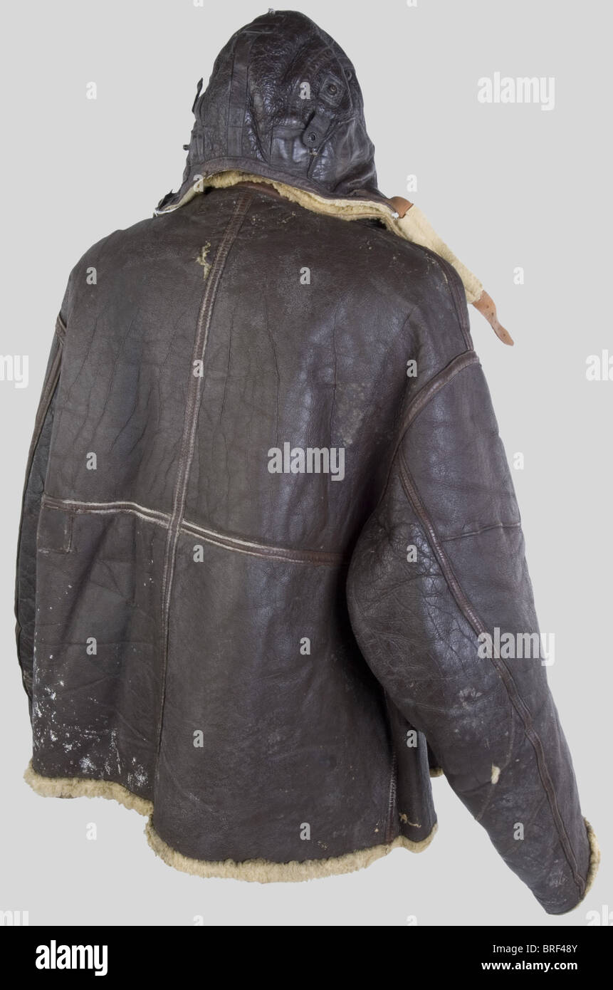 A Leather Flight Jacket Stock Photos & A Leather Flight Jacket Stock ...