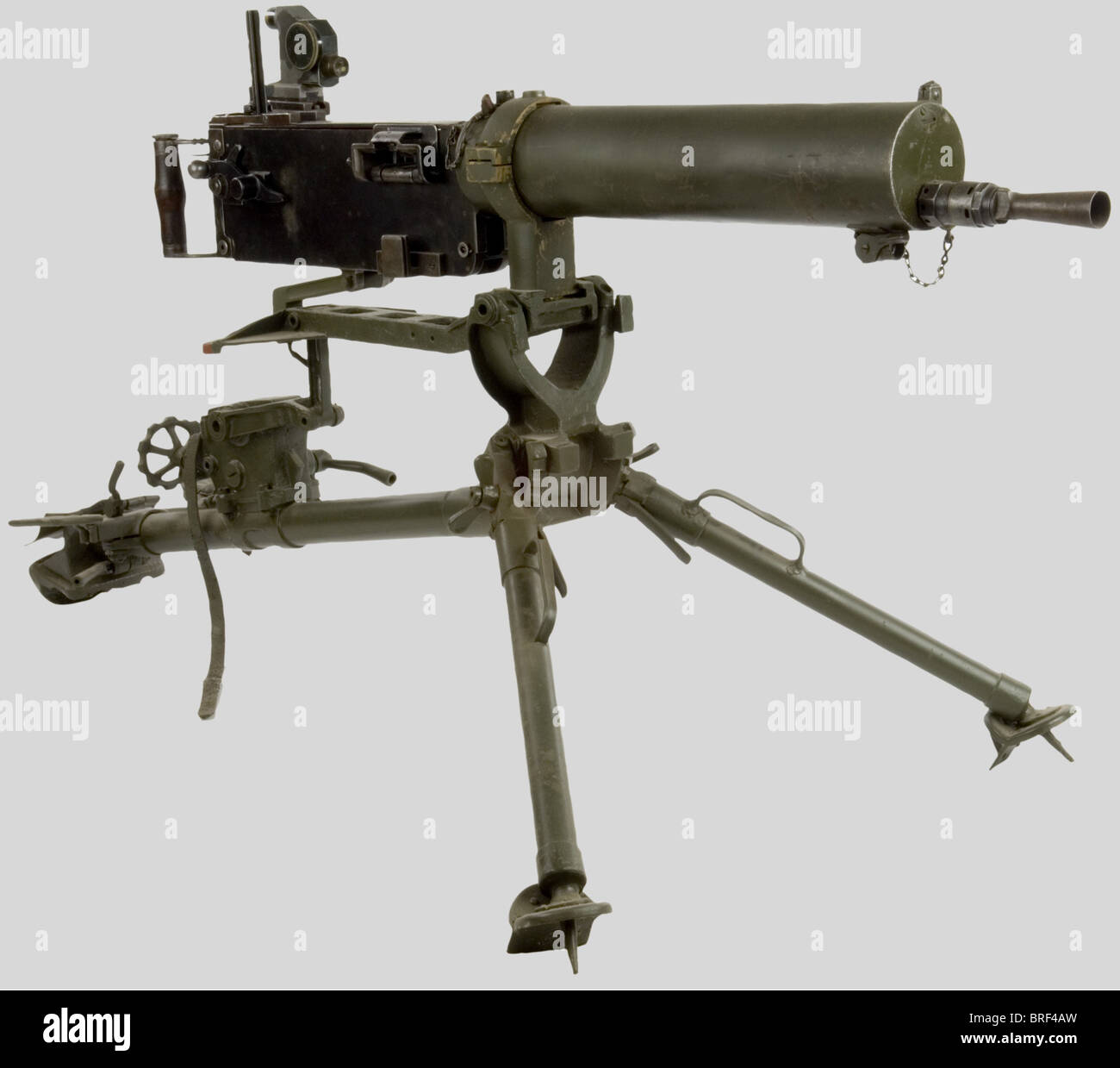A German pattern Maxim M.G. 08 machine gun, made by DWM in 1918 and ...