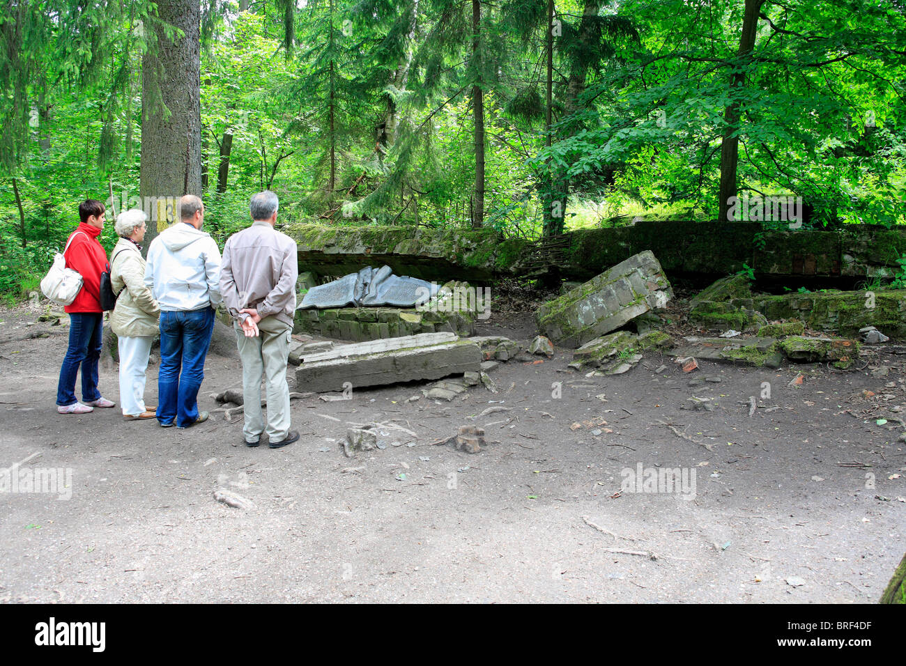ruins of briefing room stauffenberg 20 july 1944 plot at wolfsschanze ...