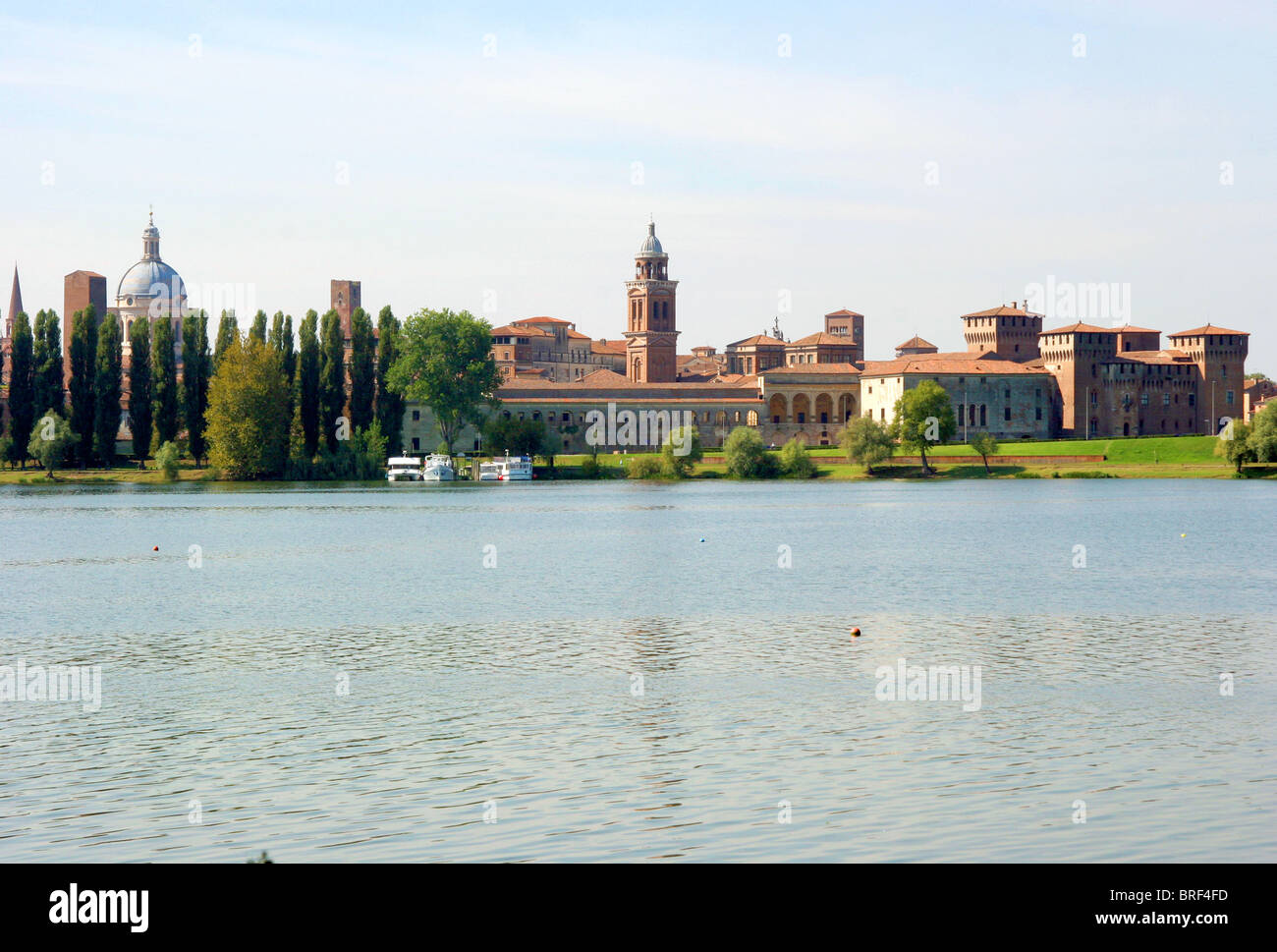 Mantua.View from the lakes Stock Photo - Alamy