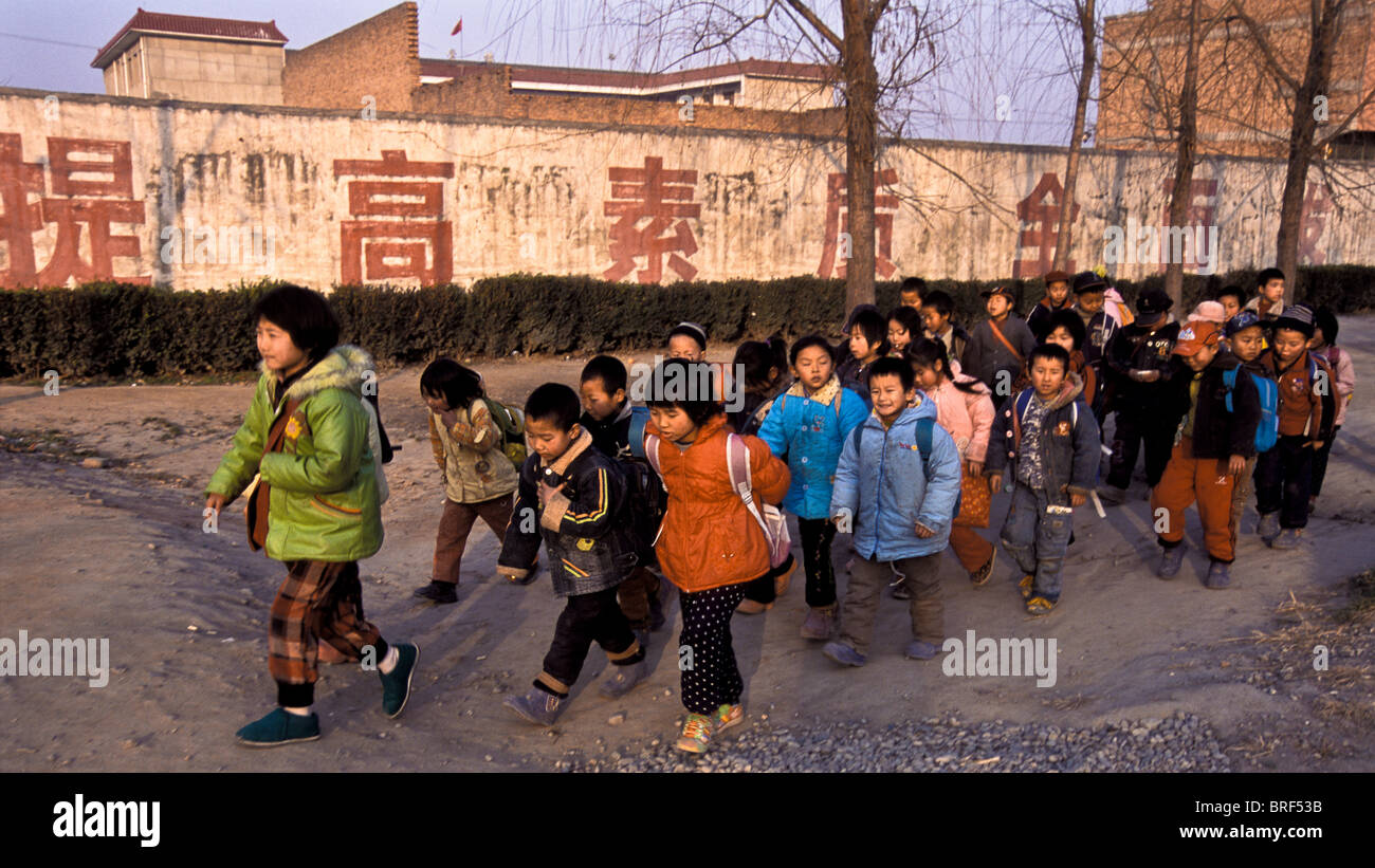 Young primary school children (8 year olds), finish lessons mid ...