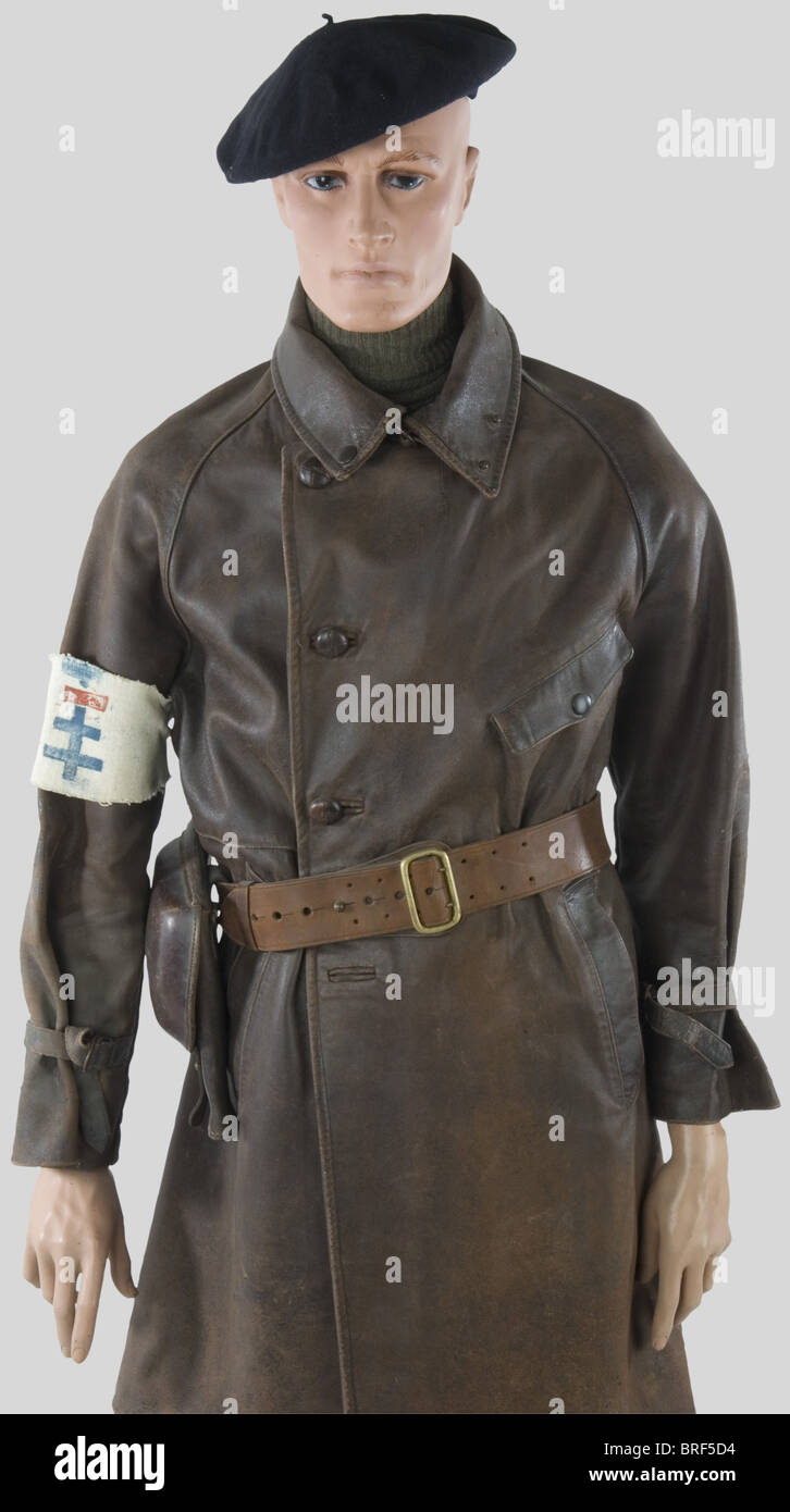 France 20ème Siècle, Saboteur de la Résistance, sur mannequin ...