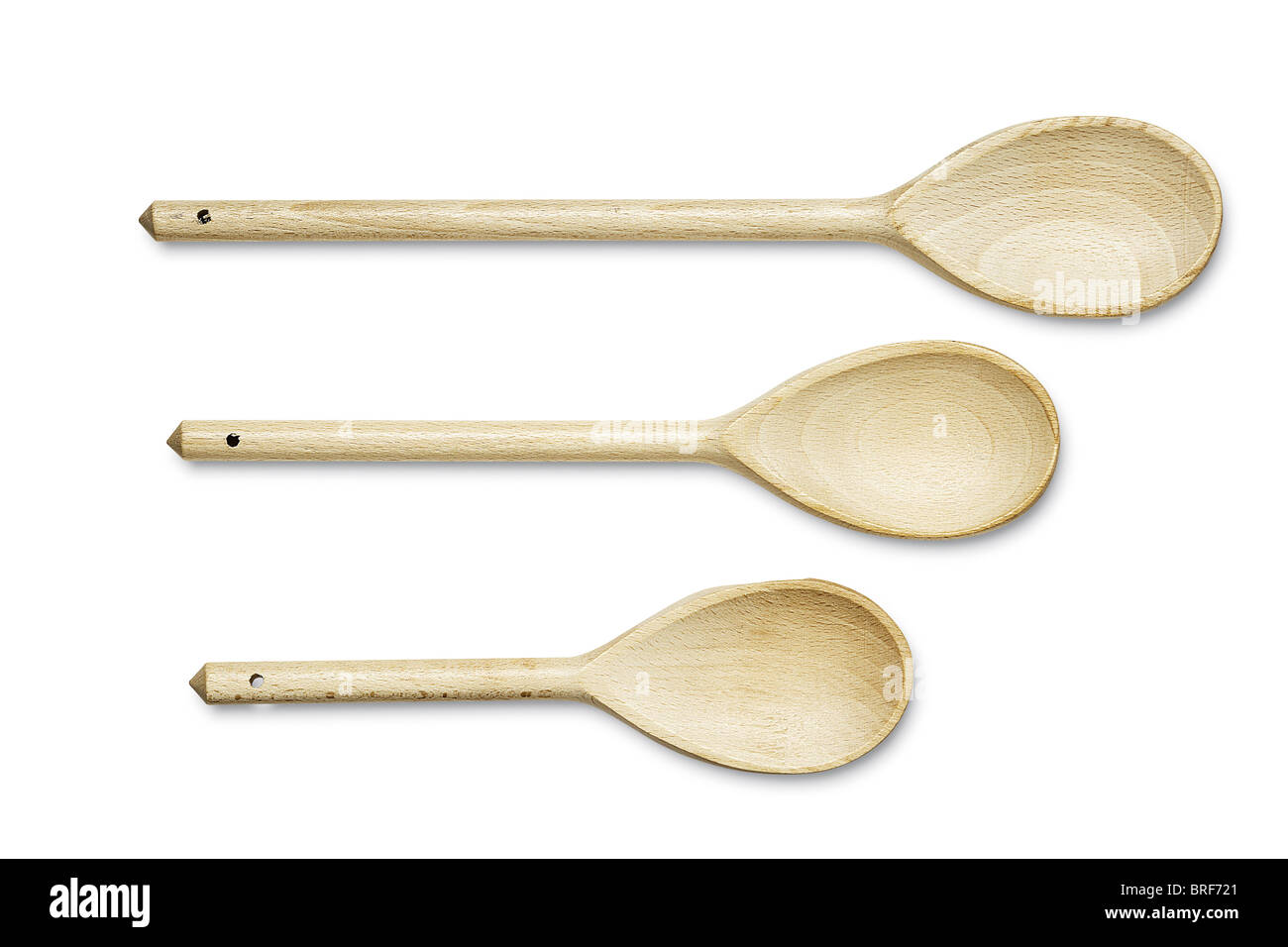 Three wooden spoons Stock Photo - Alamy