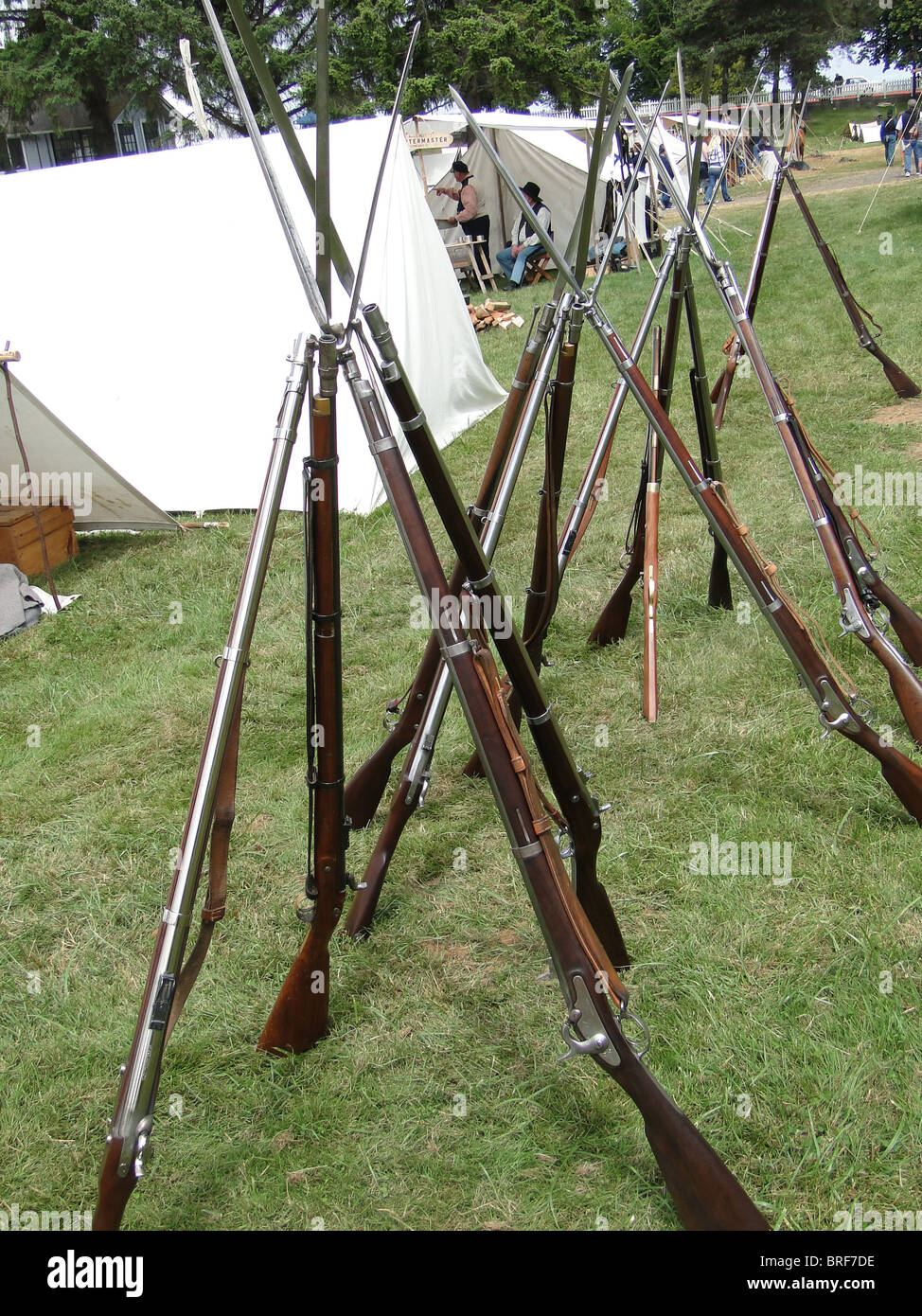 Stacked rifles hi-res stock photography and images - Alamy