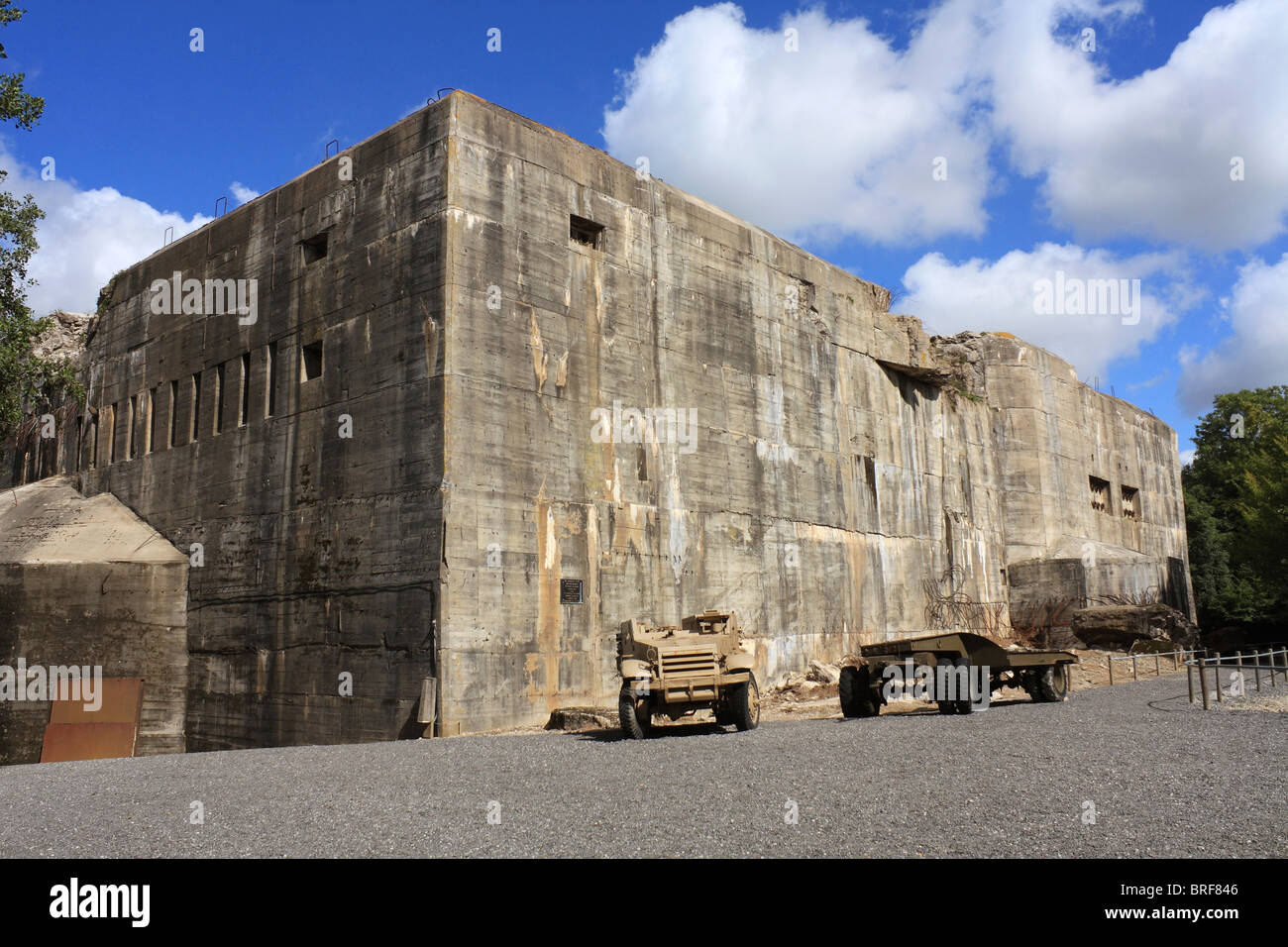 The Blockhaus at Eperlecques, a giant concrete bunker, is the V2 Stock ...
