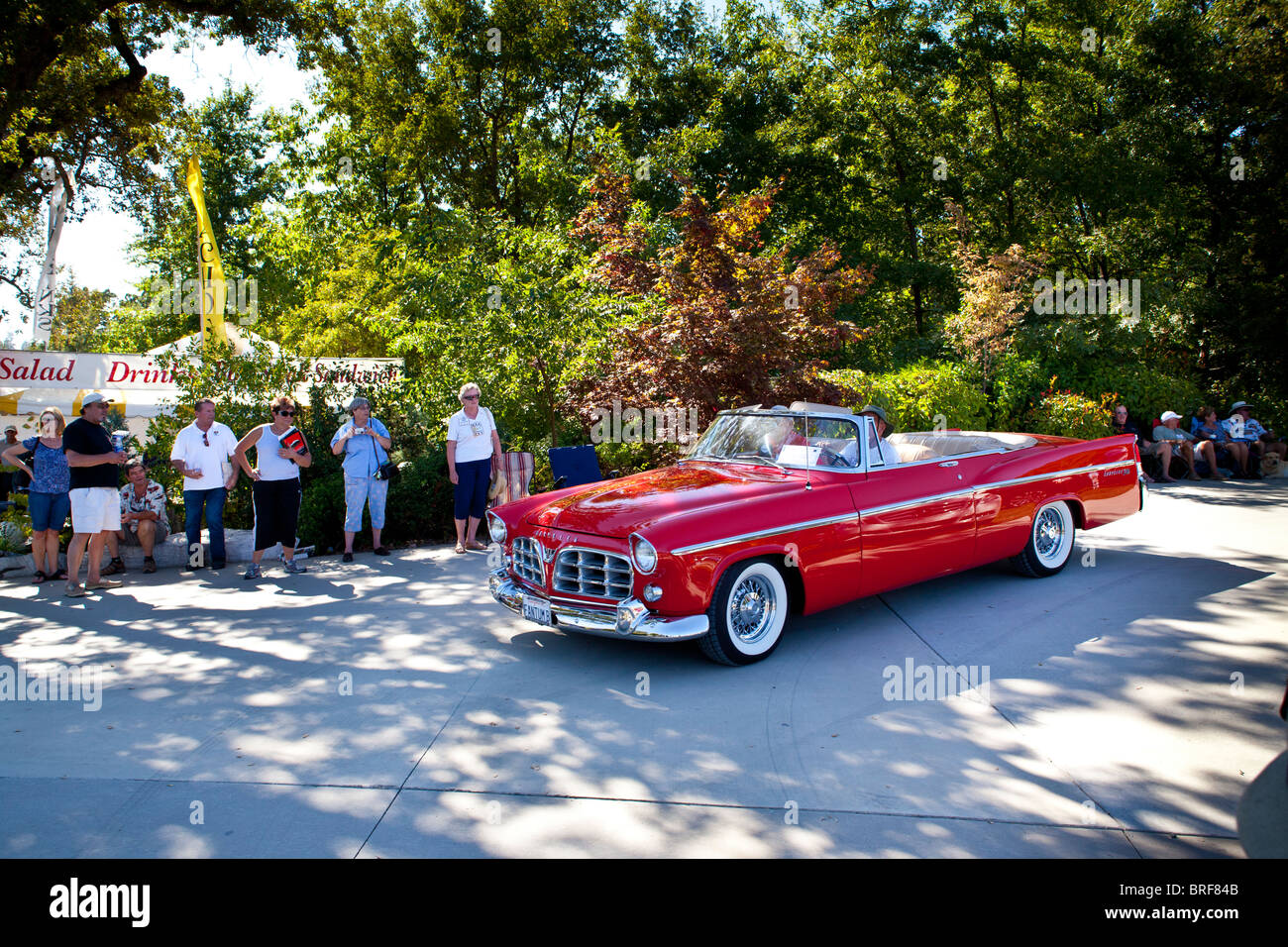 1956 Chrysler 300 B convertible on its way to the awards ceremony at ...