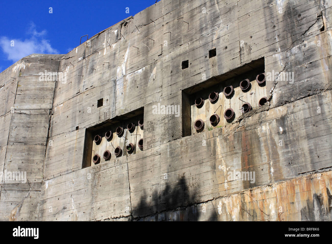 The Blockhaus at Eperlecques, a giant concrete bunker, is the V2 launch ...