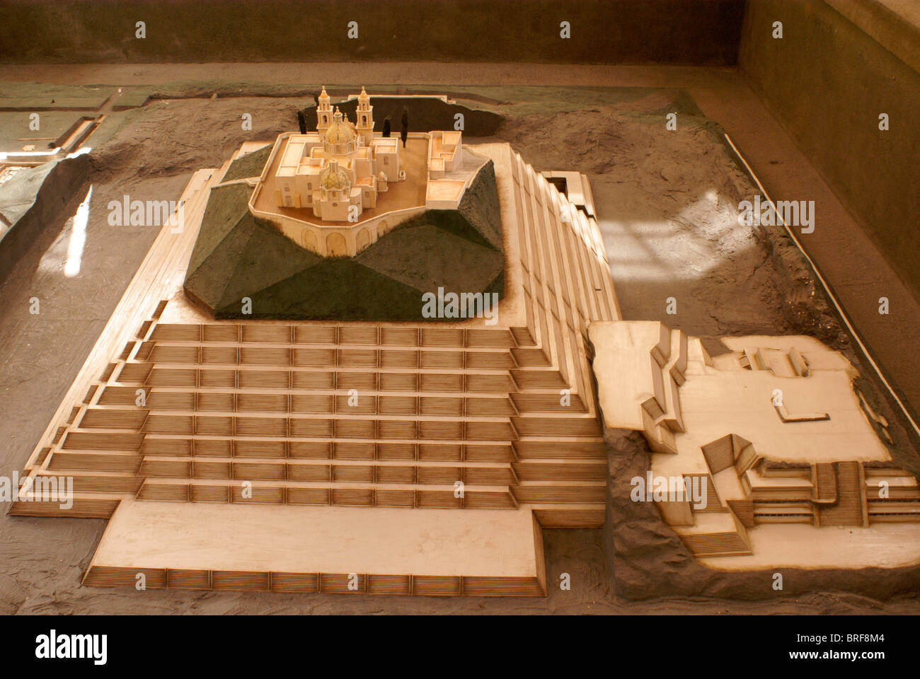 Pyramid of cholula model hi-res stock photography and images - Alamy