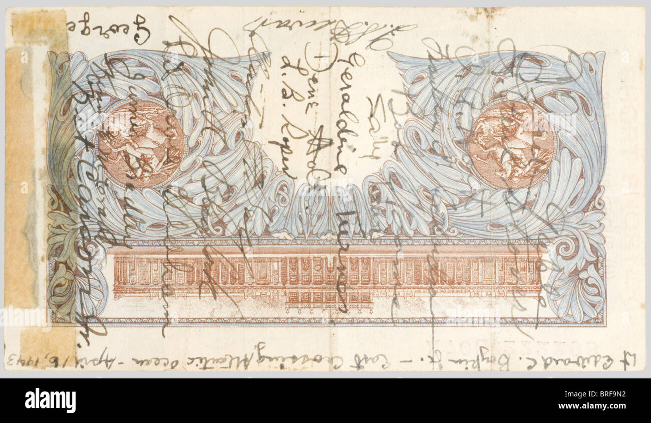 A rare autograph of Clark Gable, when serving in the 351st Bombing ...