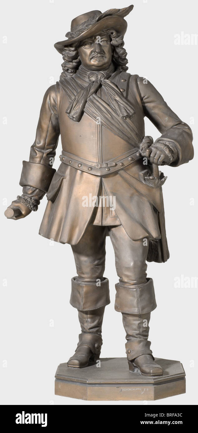 Frederick-Wilhelm I, The Great Elector (1620 - 1688) - a bronzed ...
