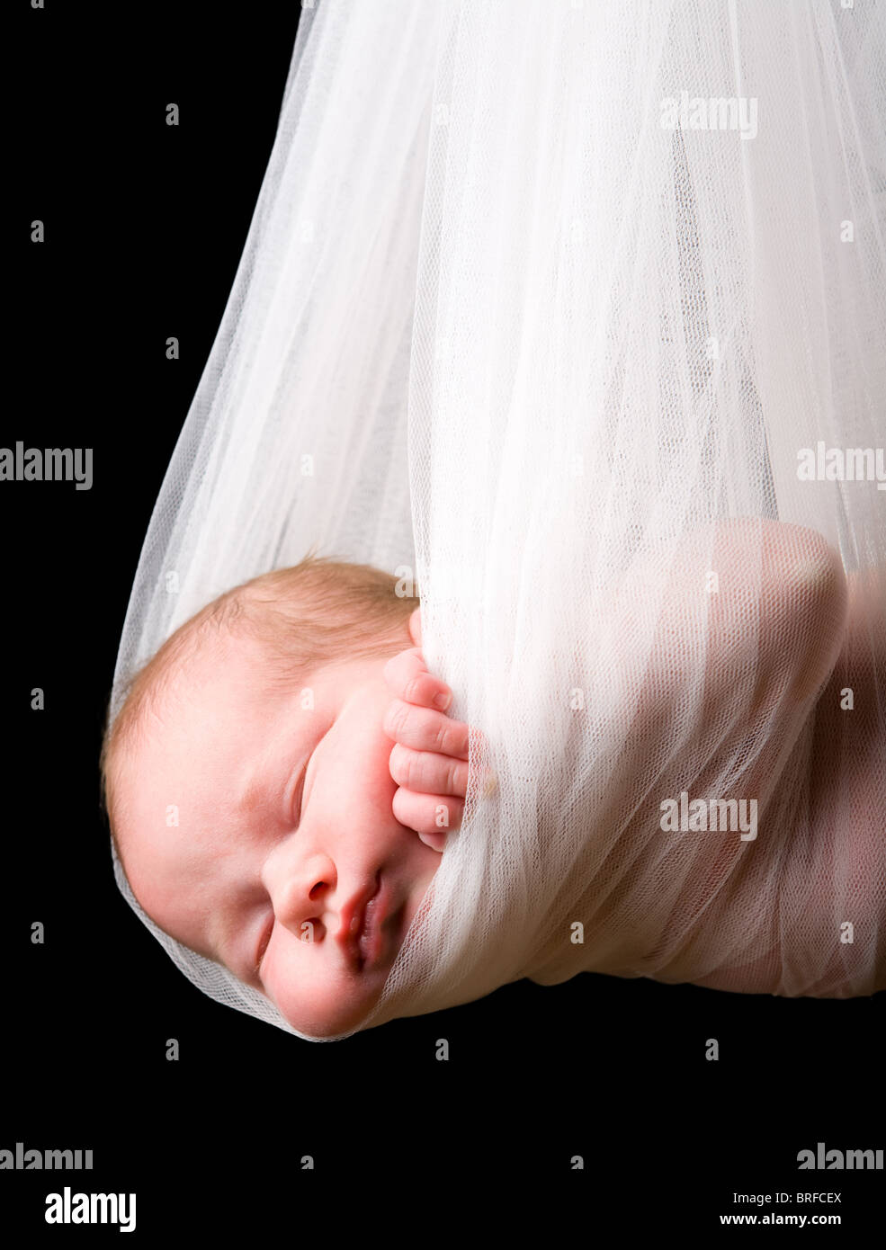Stork Baby Package Stock Photo - Alamy