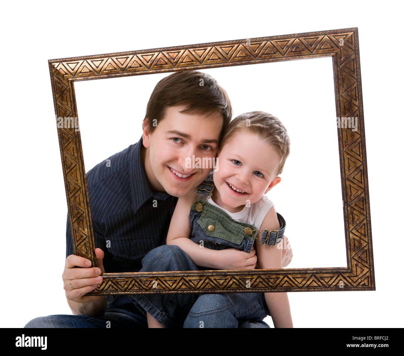 Father and son portrait Stock Photo - Alamy