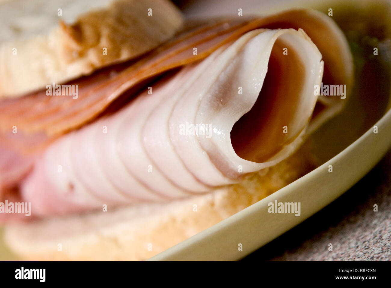 Food aliment bread ham hi-res stock photography and images - Alamy