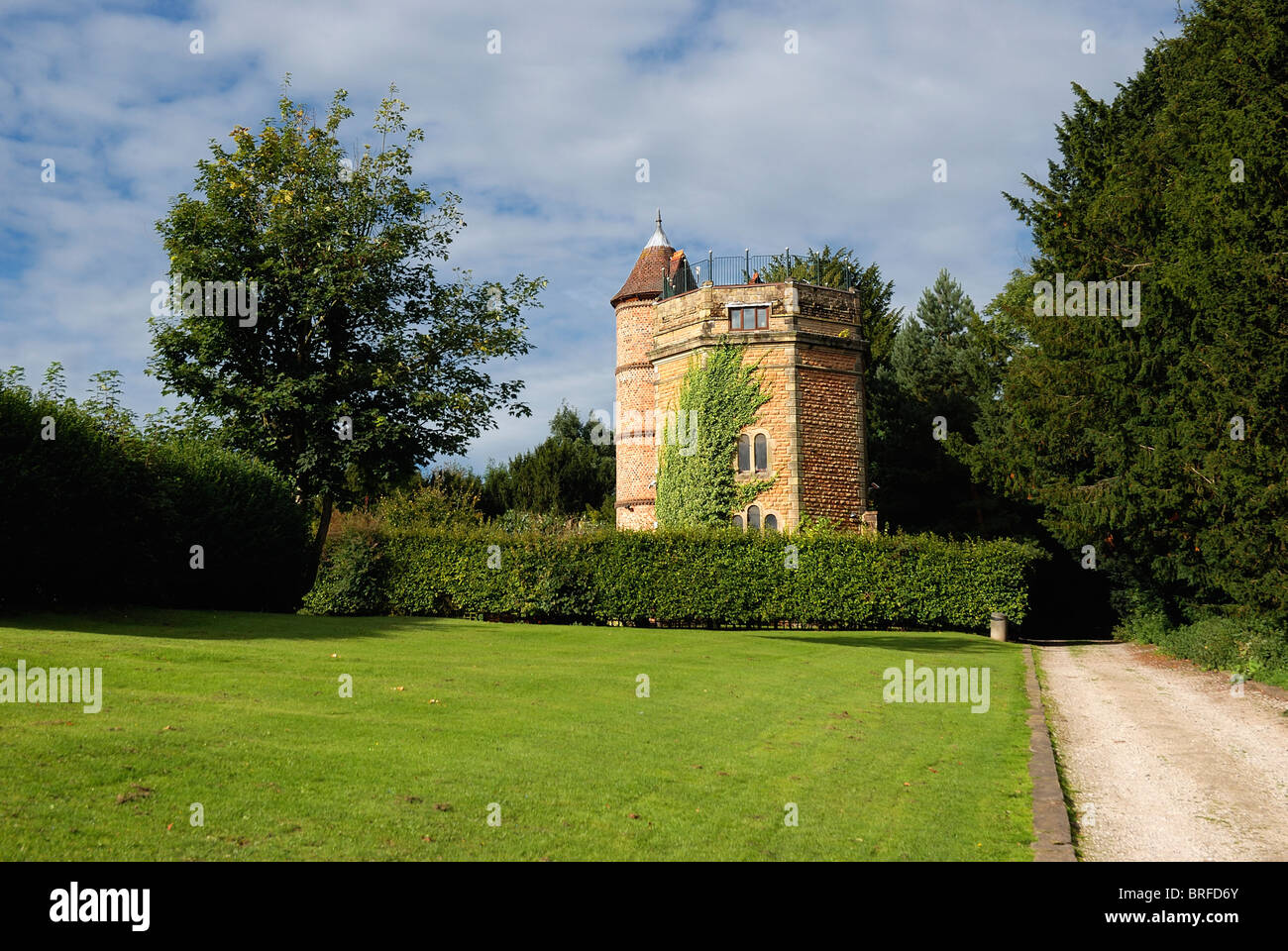 water tower shipley country park england uk Stock Photo - Alamy