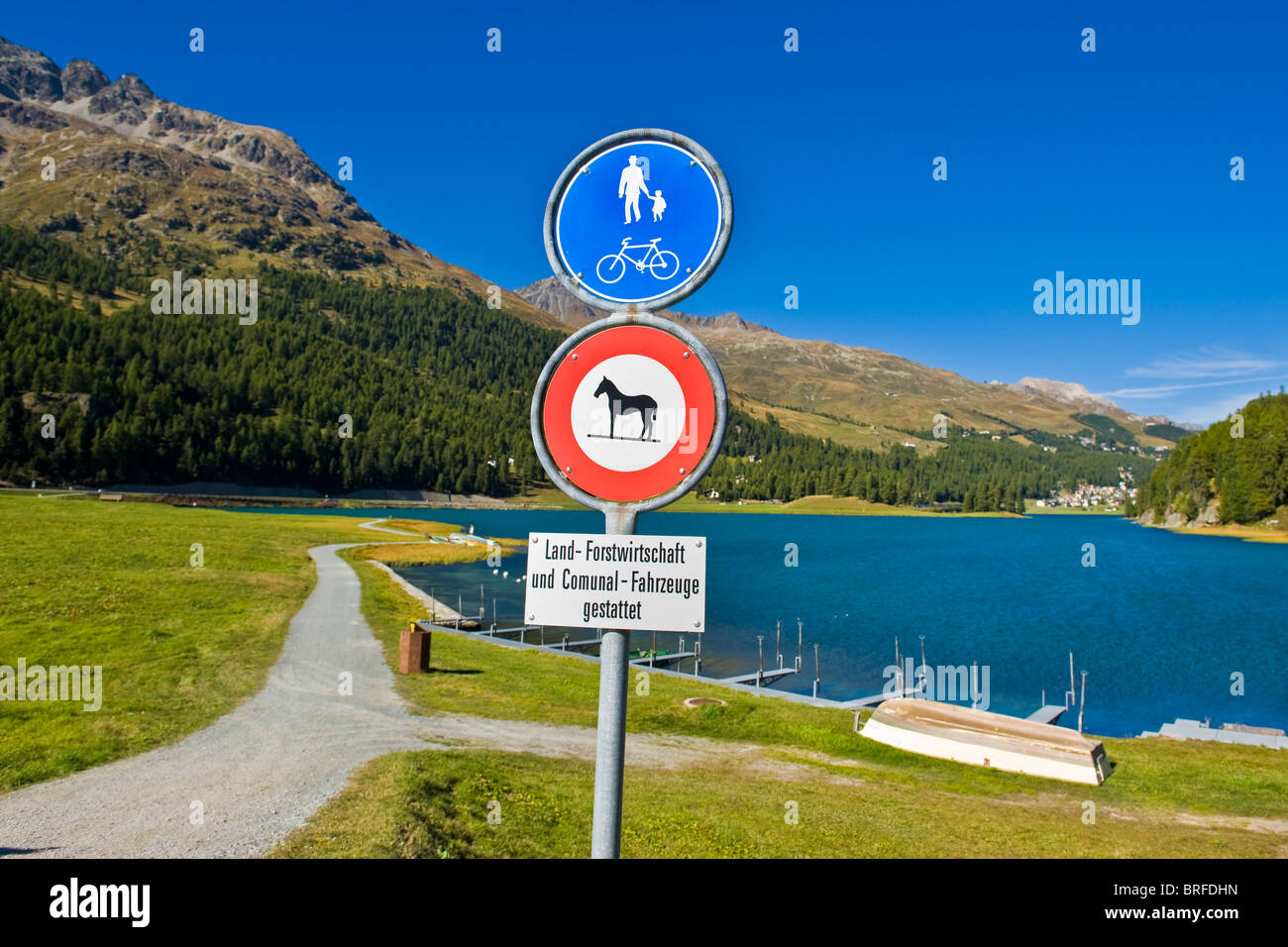 St moritz sign hi-res stock photography and images - Alamy