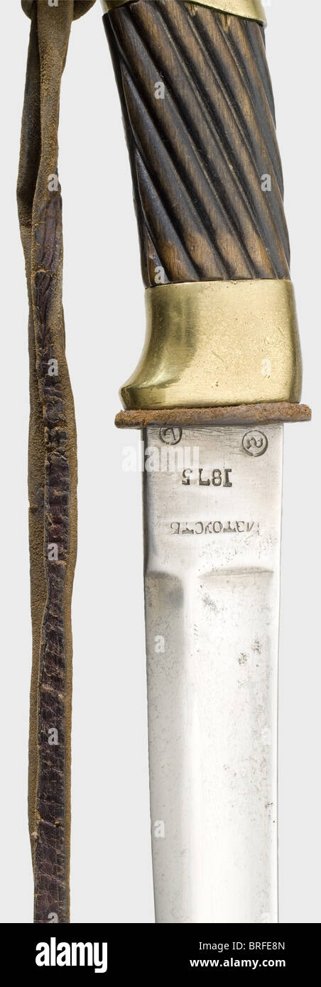 A shashqa for cossack enlisted men, private purchase item. Curved blade ...