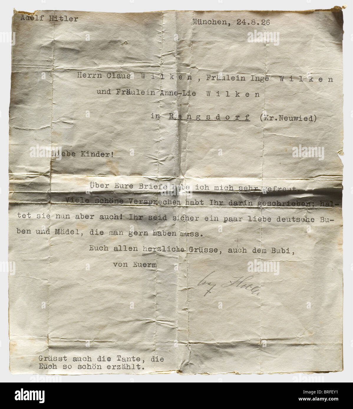 With a pencil signature in his own hand hi-res stock photography and ...