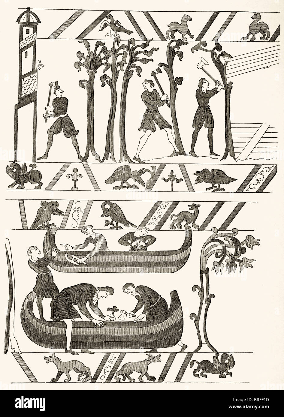 William the conqueror bayeux tapestry hi-res stock photography and ...