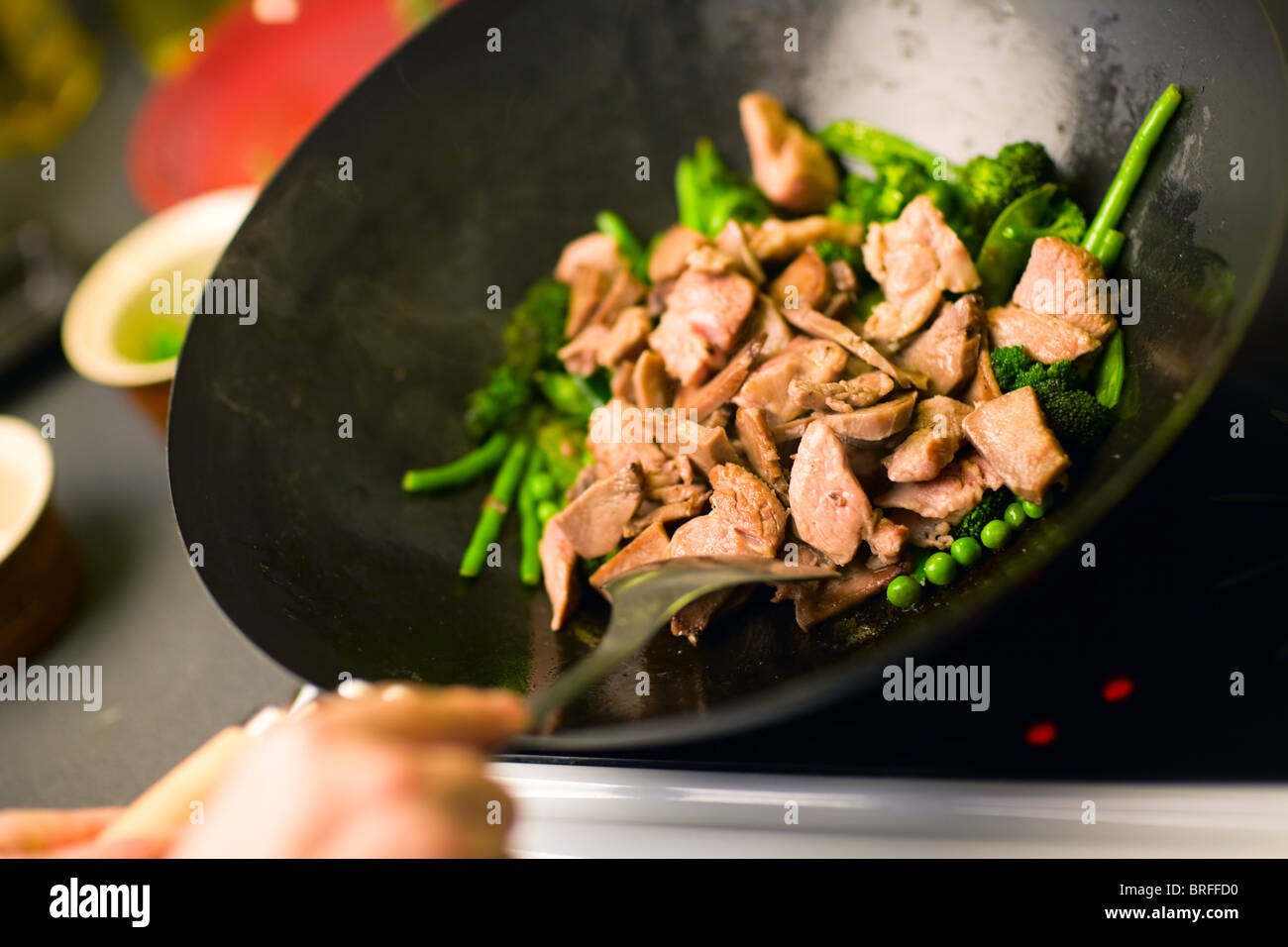 Cooking woks hi-res stock photography and images - Alamy
