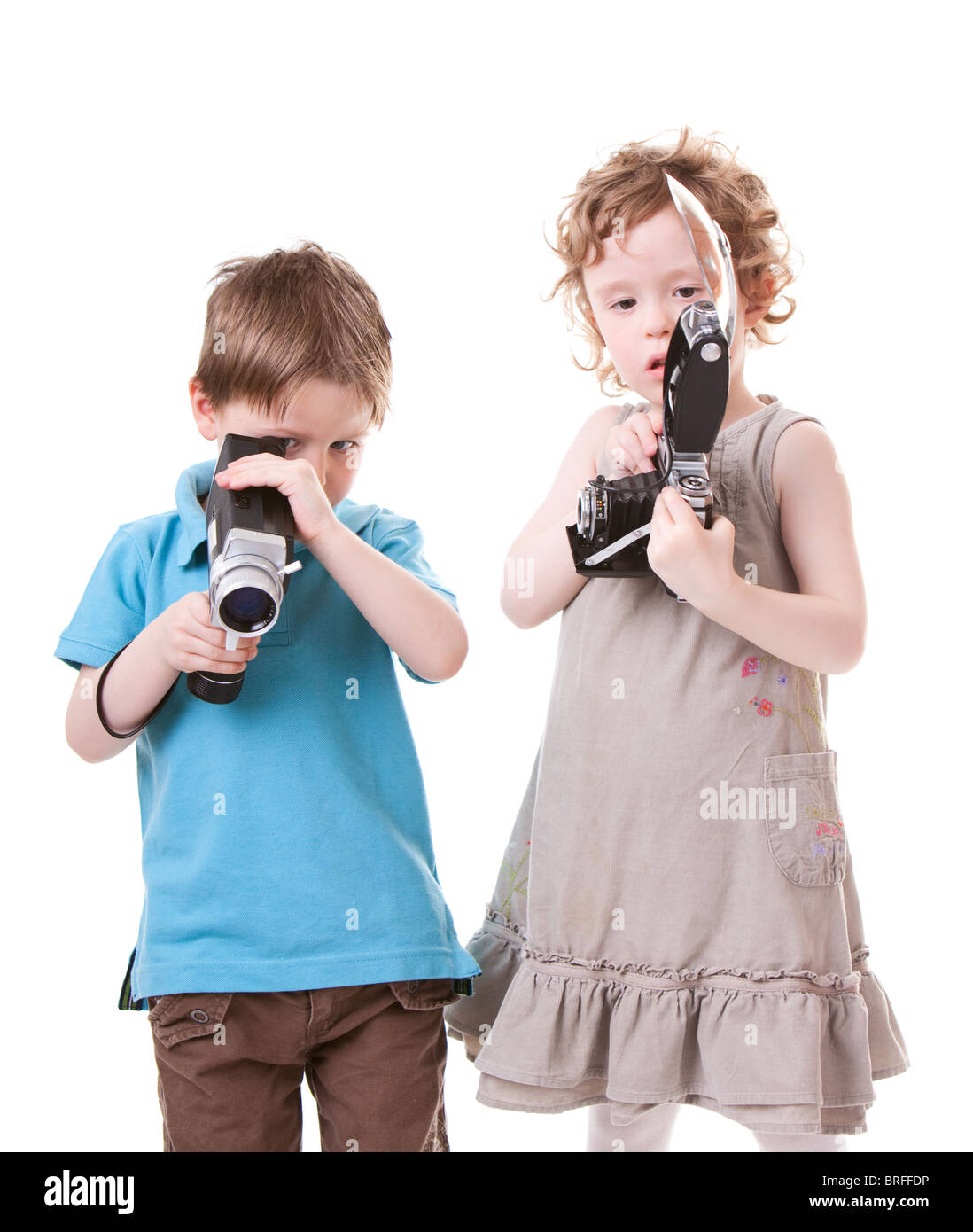Pose for photographers with their young models Cut Out Stock Images ...