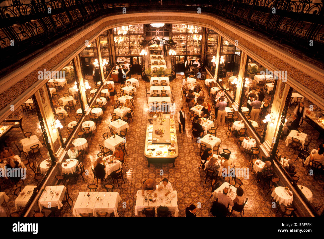 The Cafe Colombo tea and coffee house, Rio de Janeiro, Brazil Stock ...