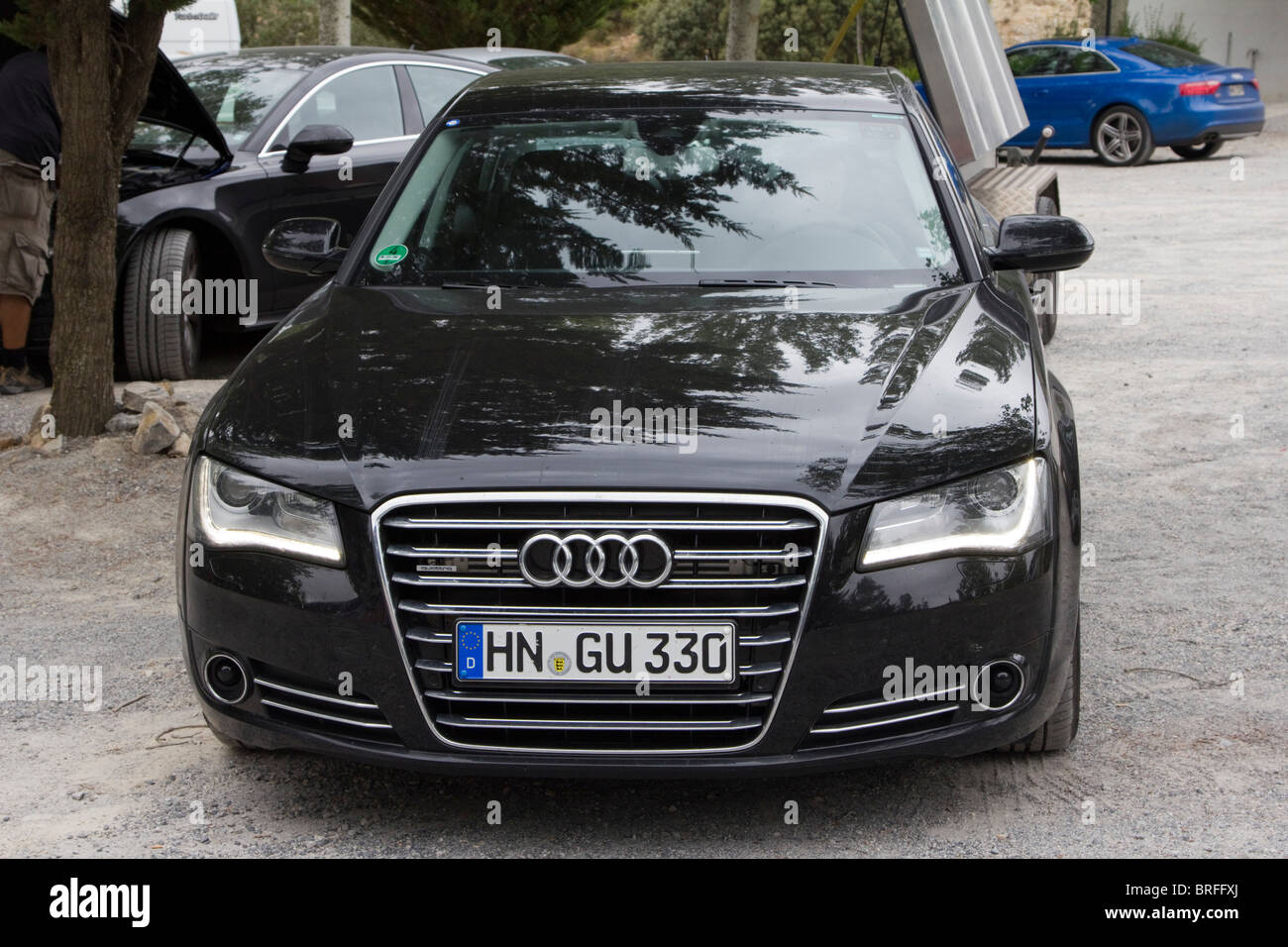 audi High Altitude vehicle testing Sierra Nevada mountains spain Stock ...