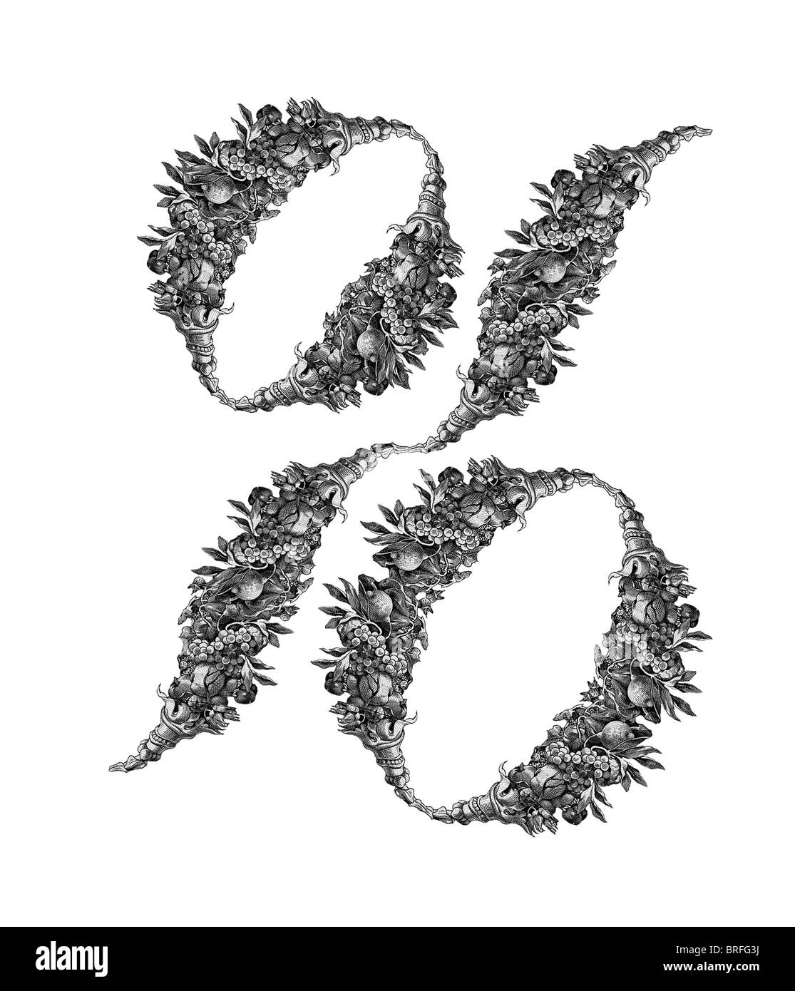 Luxuriously illustrated old Percent sign Stock Photo - Alamy