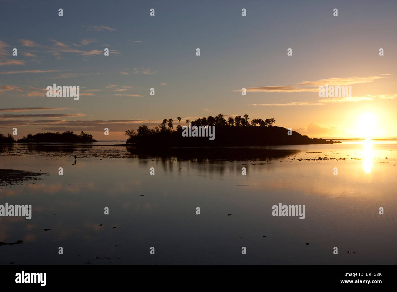 Sunrise on Rarotonga in the Cook Islands Stock Photo - Alamy