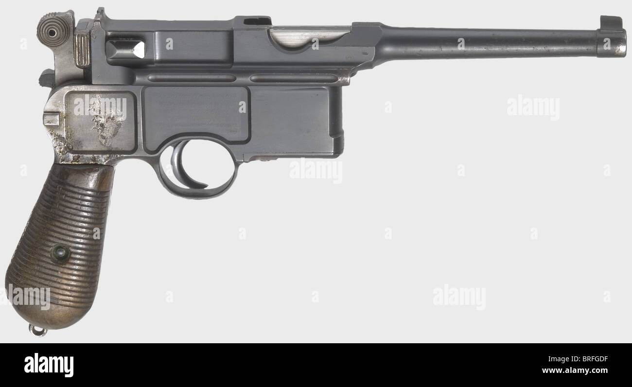 A Mauser C 96 "Fixed sight 6-Shot Cone Hammer", calibre 7.63 mm, no ...