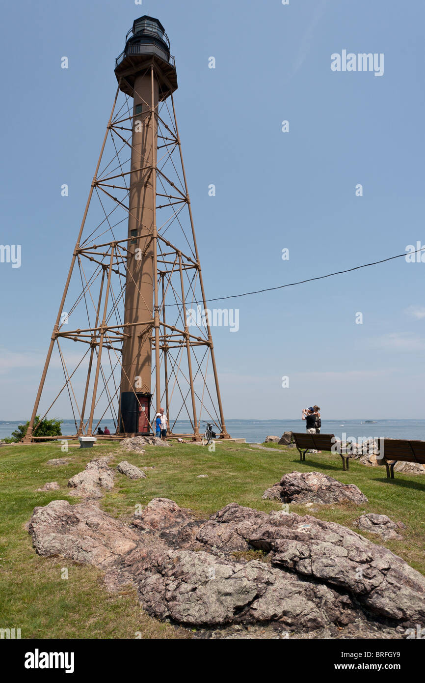 Massachusetts marblehead marblehead light hi-res stock photography and ...