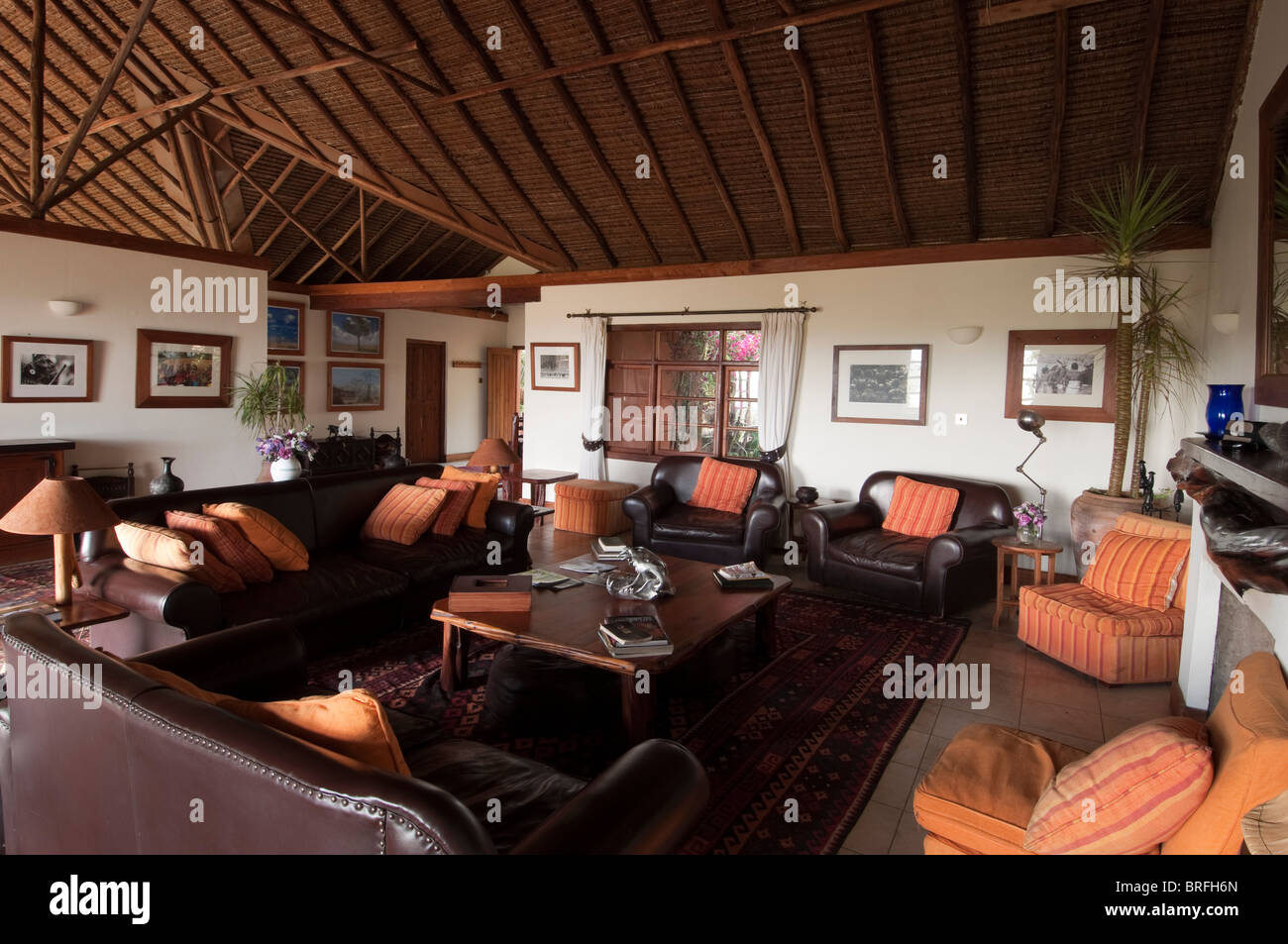 Loisaba Lodge, Loisaba Wilderness Conservancy, Laikipia, Kenya Stock ...