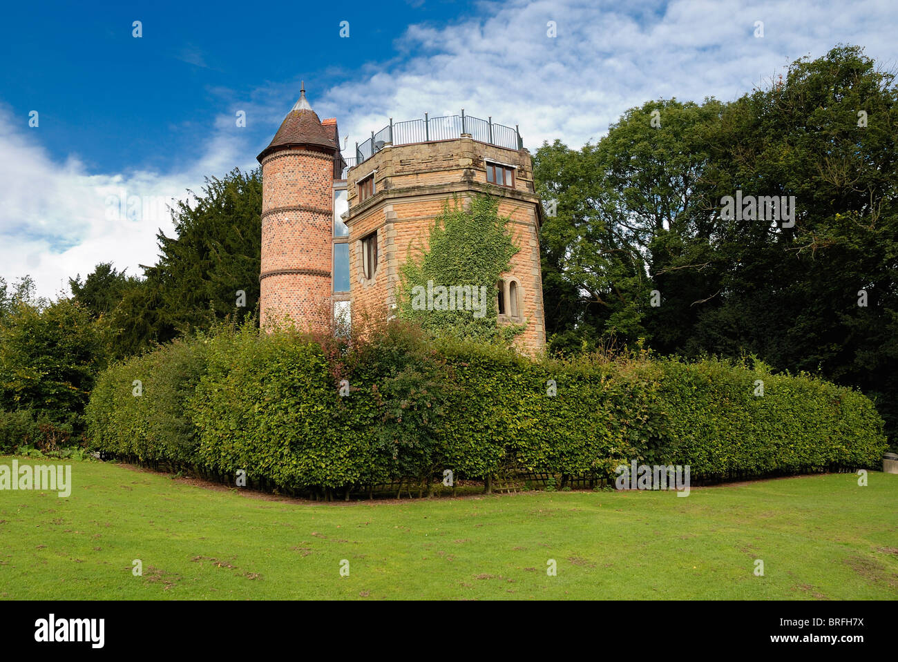 water tower shipley country park england uk Stock Photo - Alamy