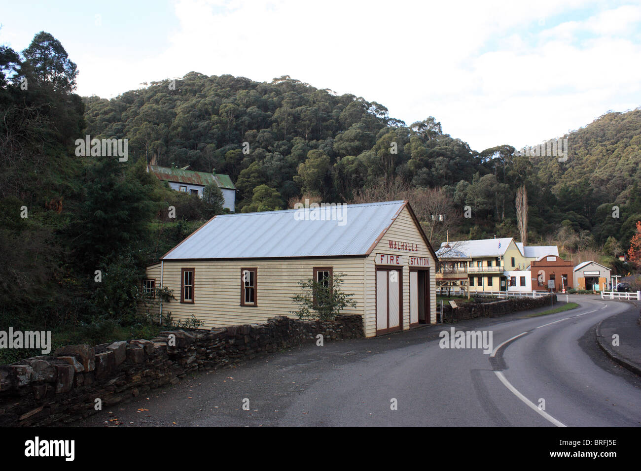 WALHALLA FIRE STATION VICTORIA AUSTRALIA BDA Stock Photo - Alamy