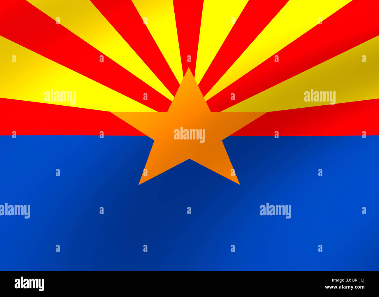 Arizona flag hi-res stock photography and images - Alamy