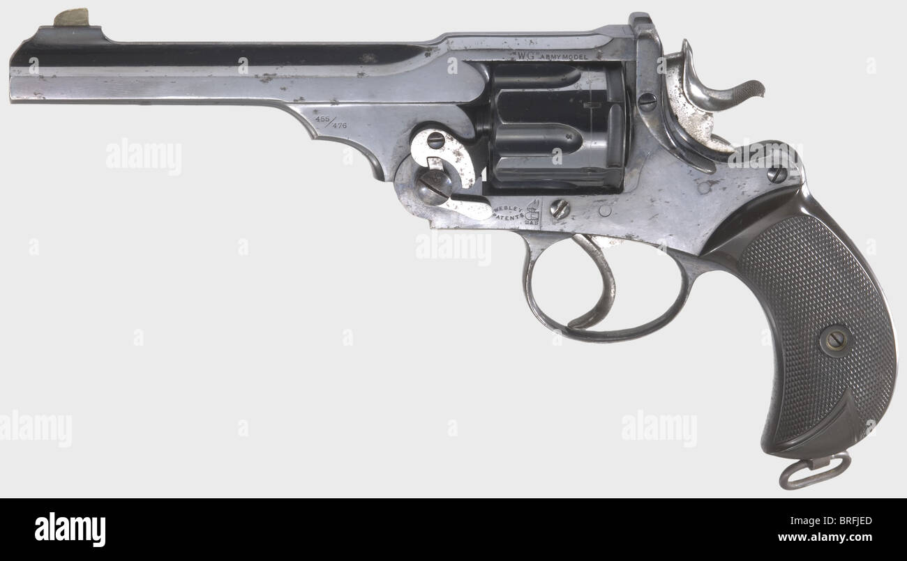 A Webley W.G.Army Model with W.G.insert barrel,manufactured circa 1895 ...