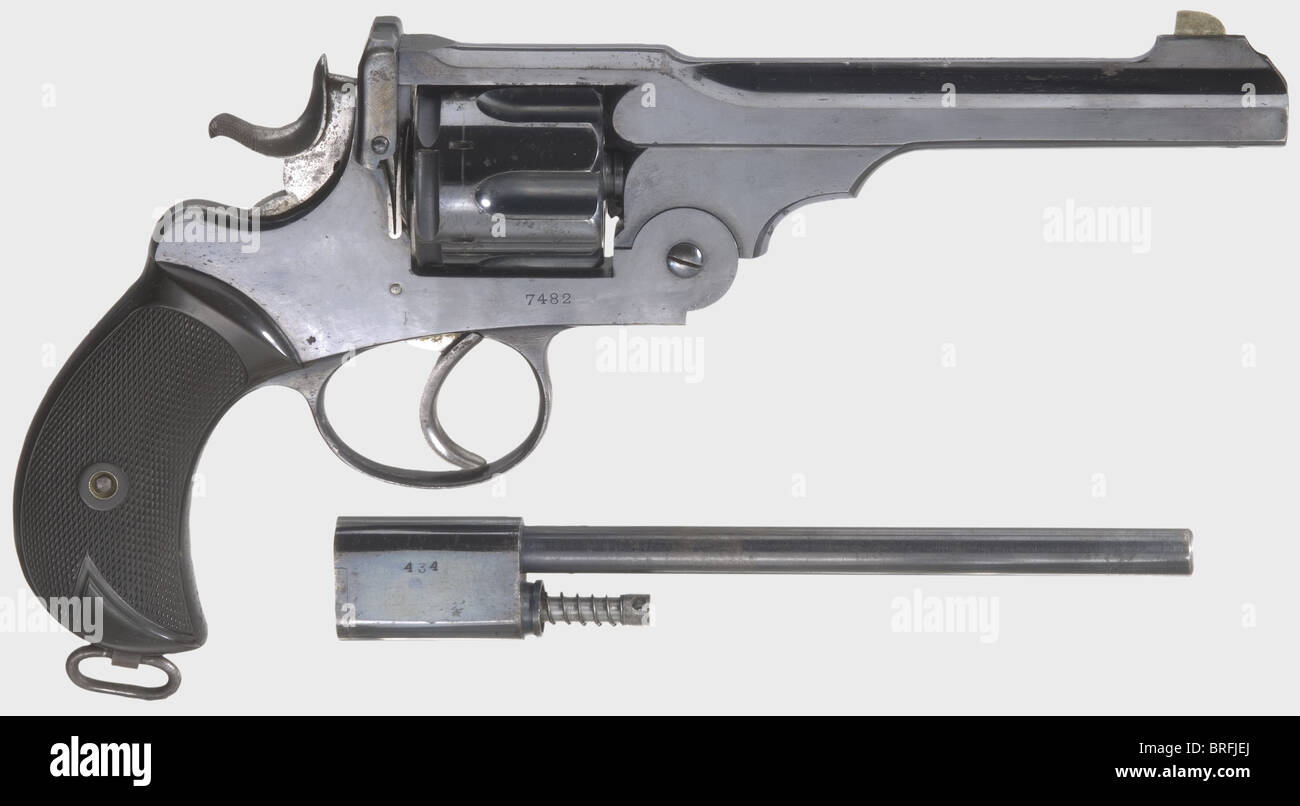 A Webley W.G.Army Model with W.G.insert barrel,manufactured circa 1895 ...