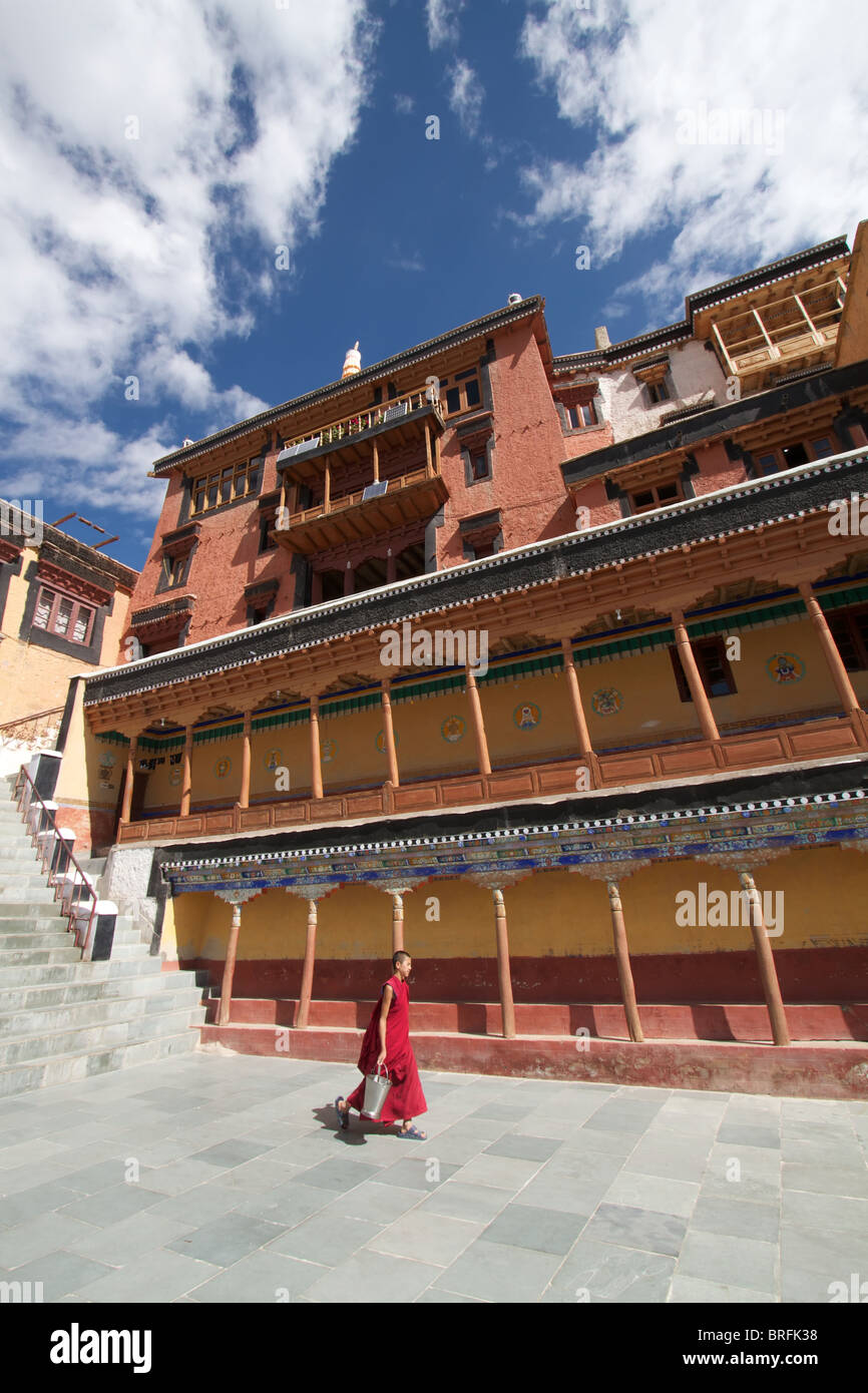 Monk with a flag hi-res stock photography and images - Alamy