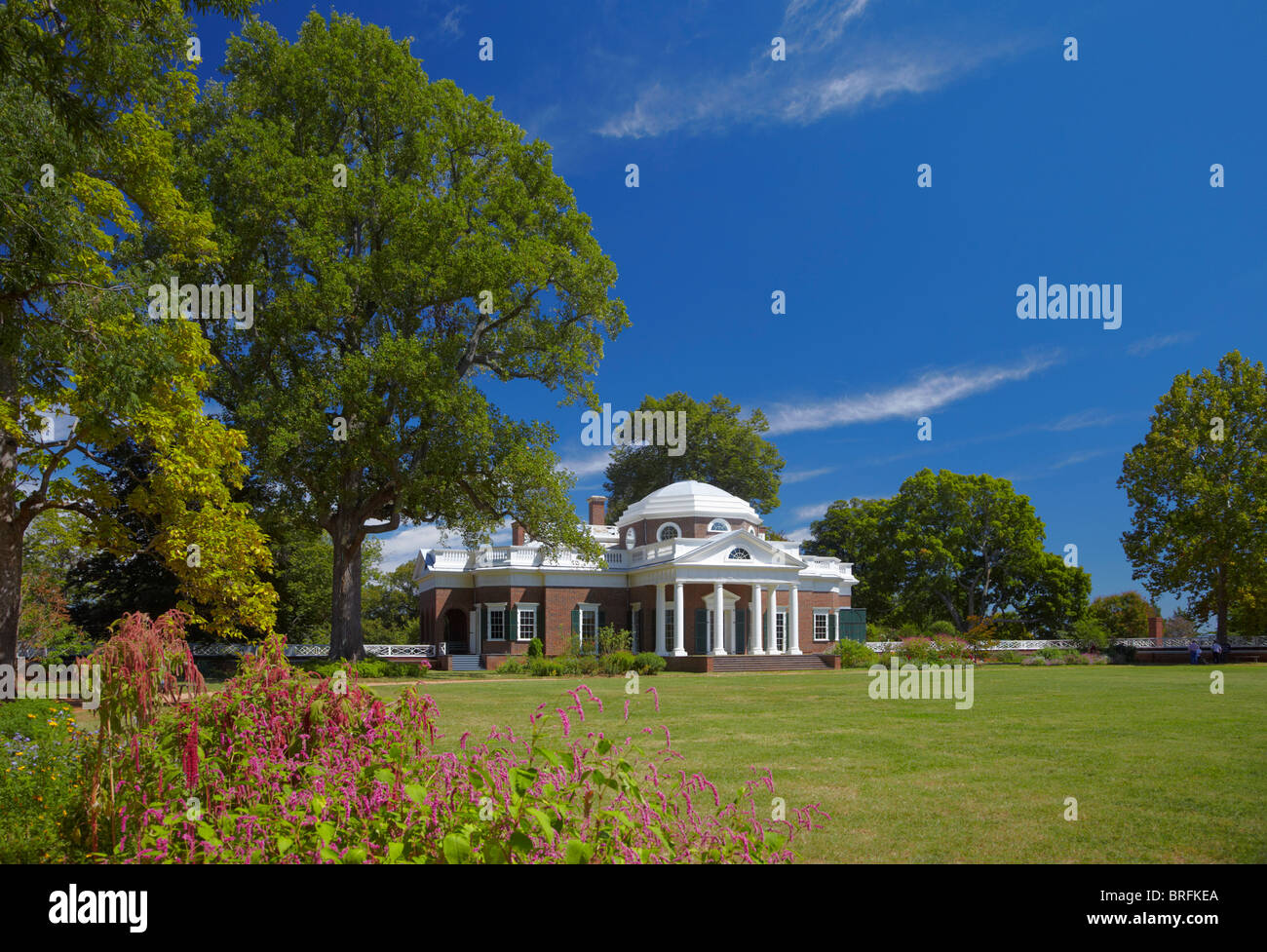 The Thomas Jefferson house at Monticello, Virginia, USA Stock Photo - Alamy