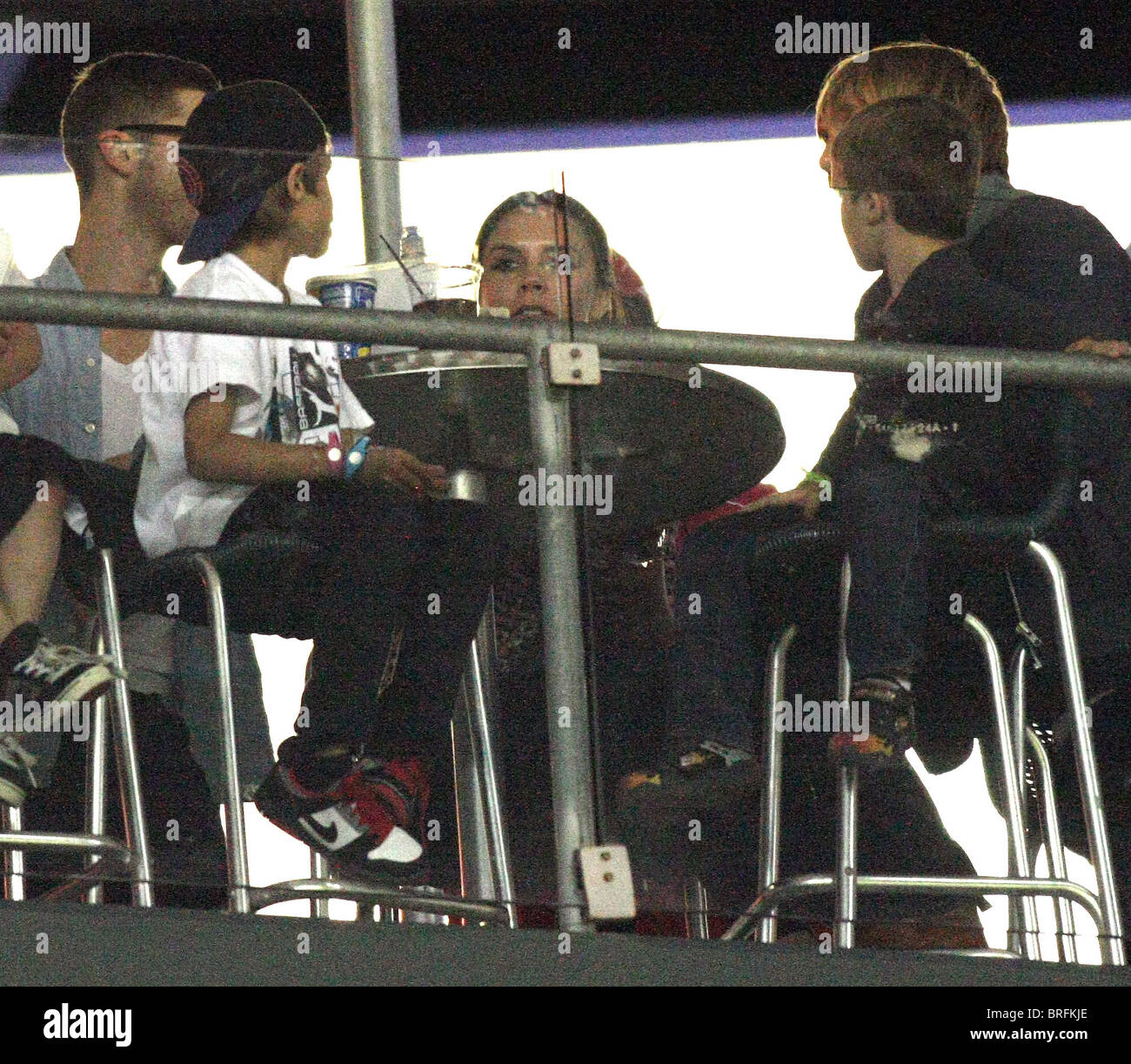 VICTORIA BECKHAM ROMEO BECKHAM CRUZ BECKHAM KEN PAVES LOS ANGELES ...