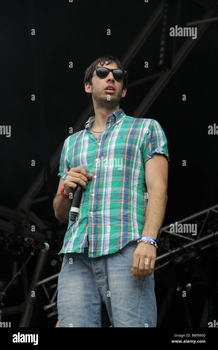 Example, the British rapper and singer, performs at Camp Bestival in ...