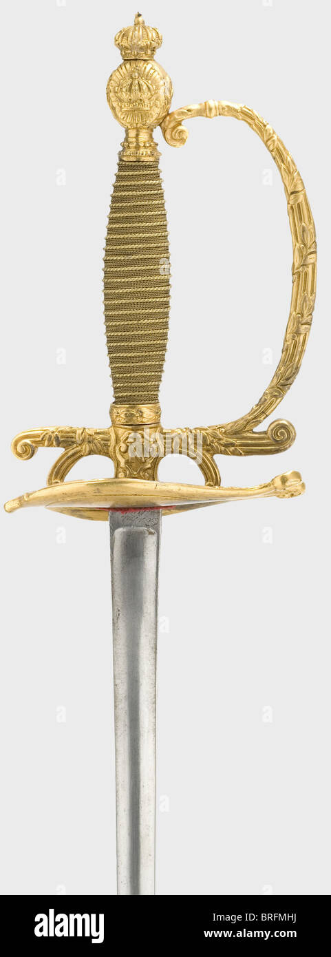A sword for officers of the Guard Cuirassiers,Guard Dragoons or the ...