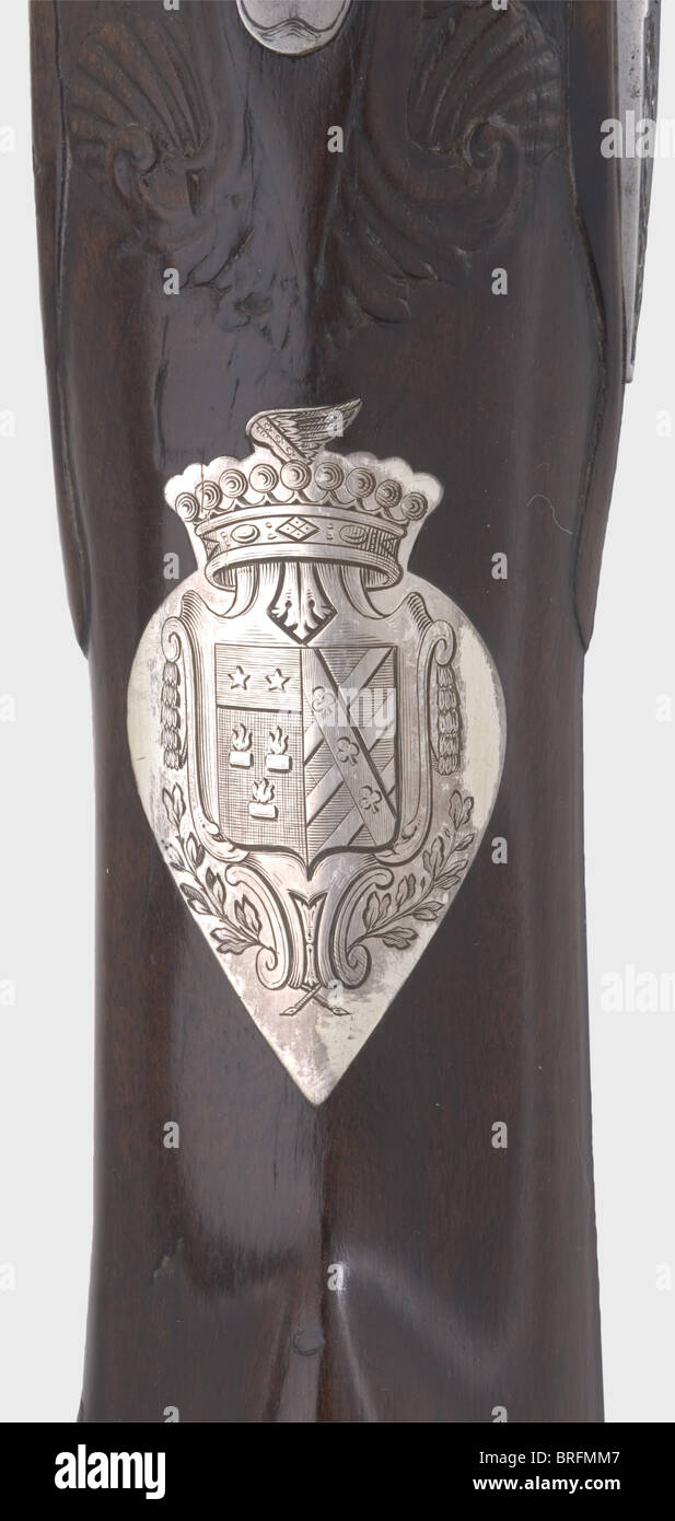 A flintlock rifle,Johann Casimir Tanner,Sondershausen,dated 1736 ...