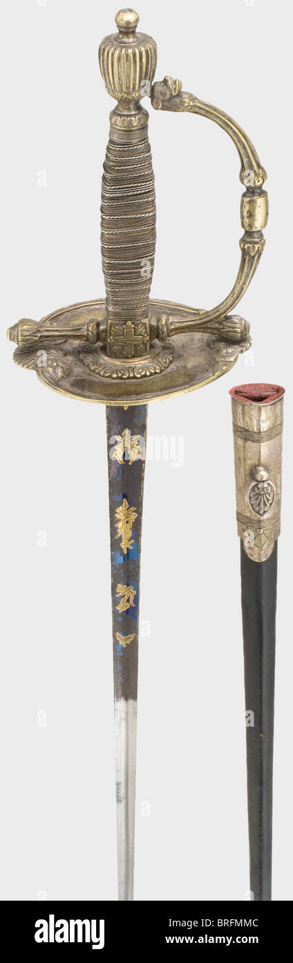 A sword for the second company of musketeers,of the Royal Guard 1814 ...