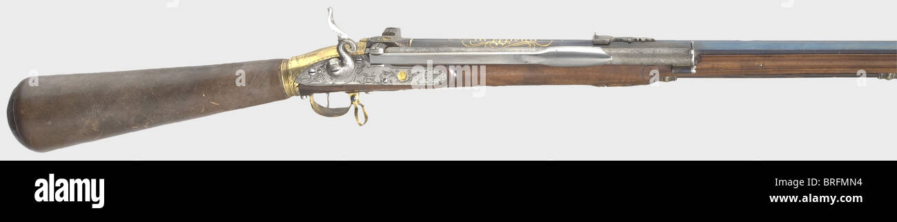 A Girandoni action repeating air rifle,Joseph Contriner,Vienna,circa ...