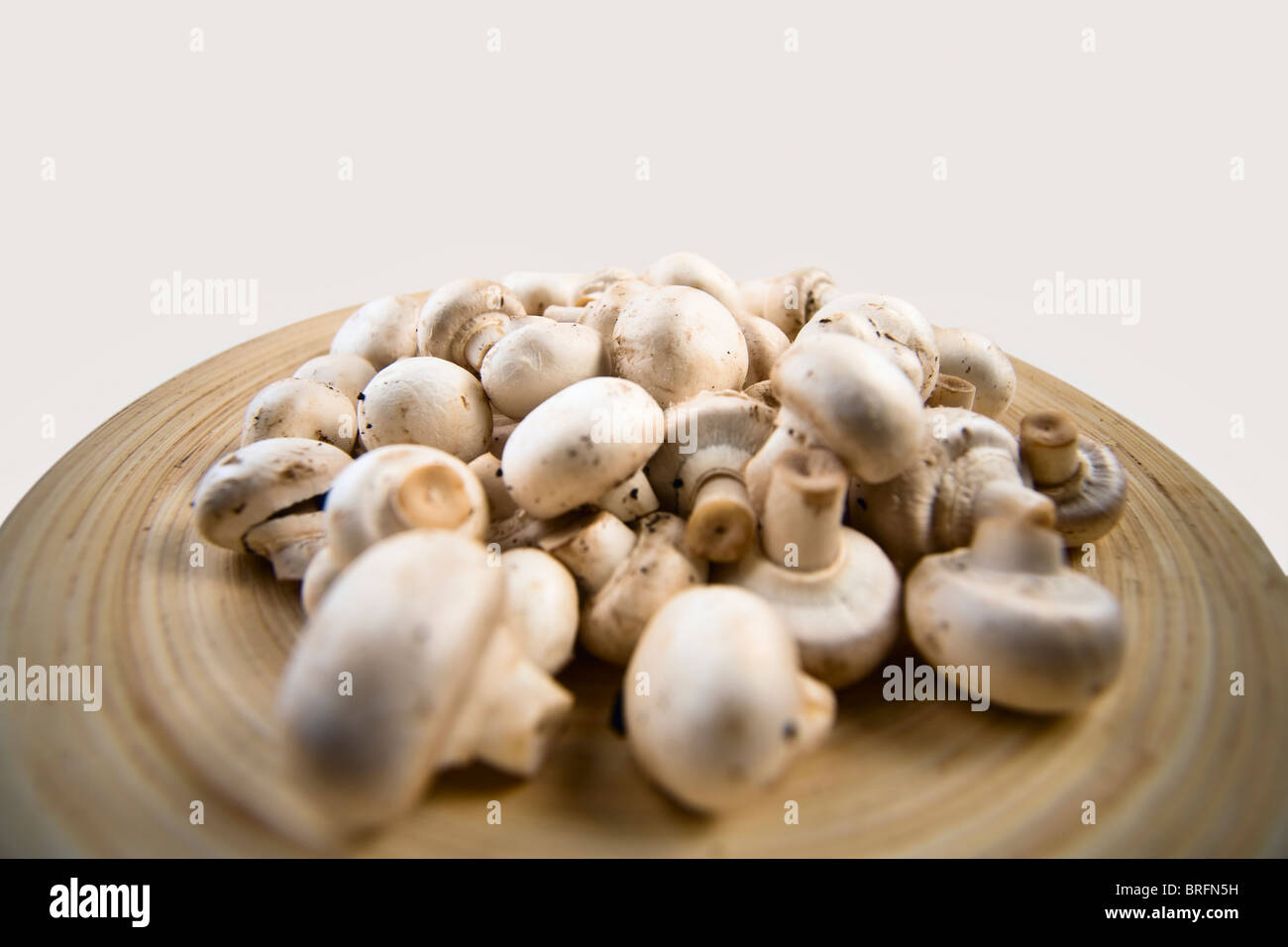 champingnons on a plate Stock Photo - Alamy
