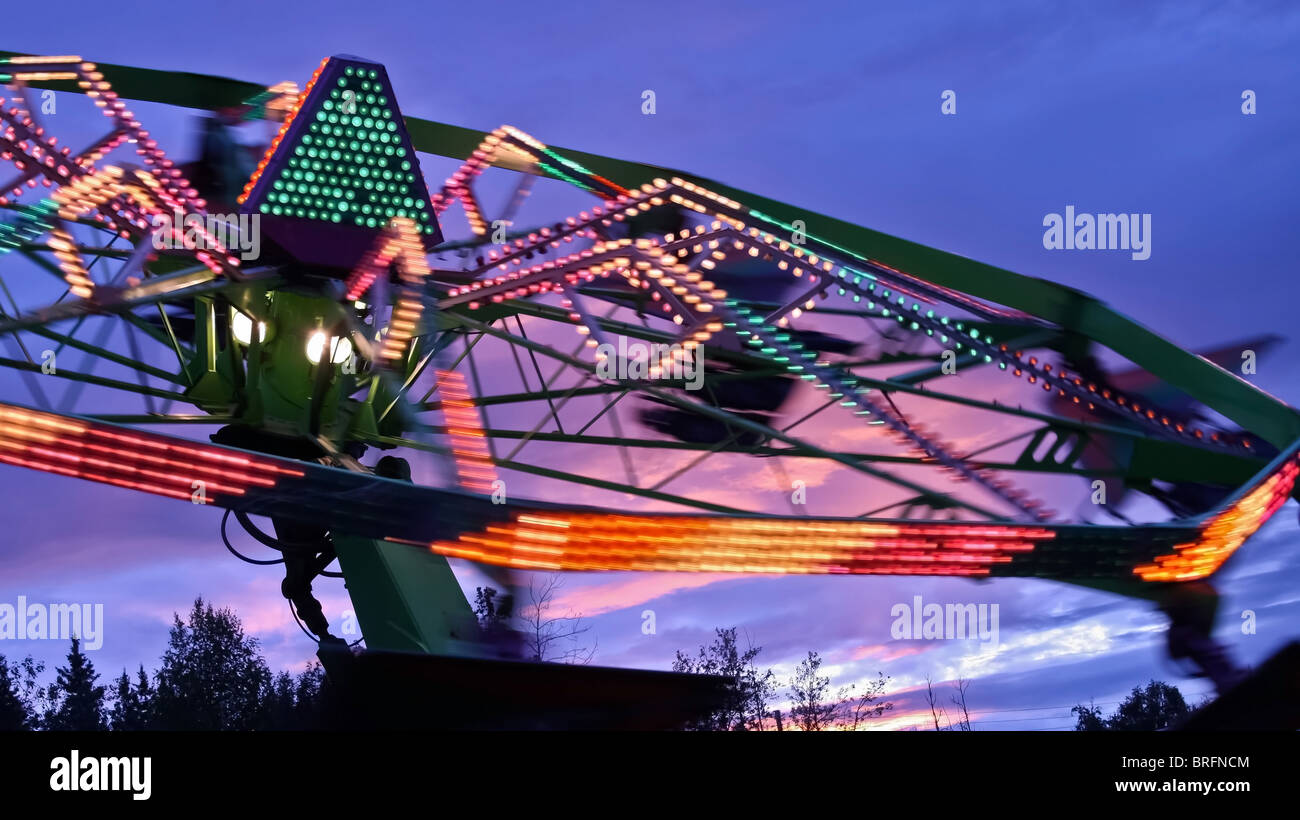 Sunset lights in green hi-res stock photography and images - Alamy
