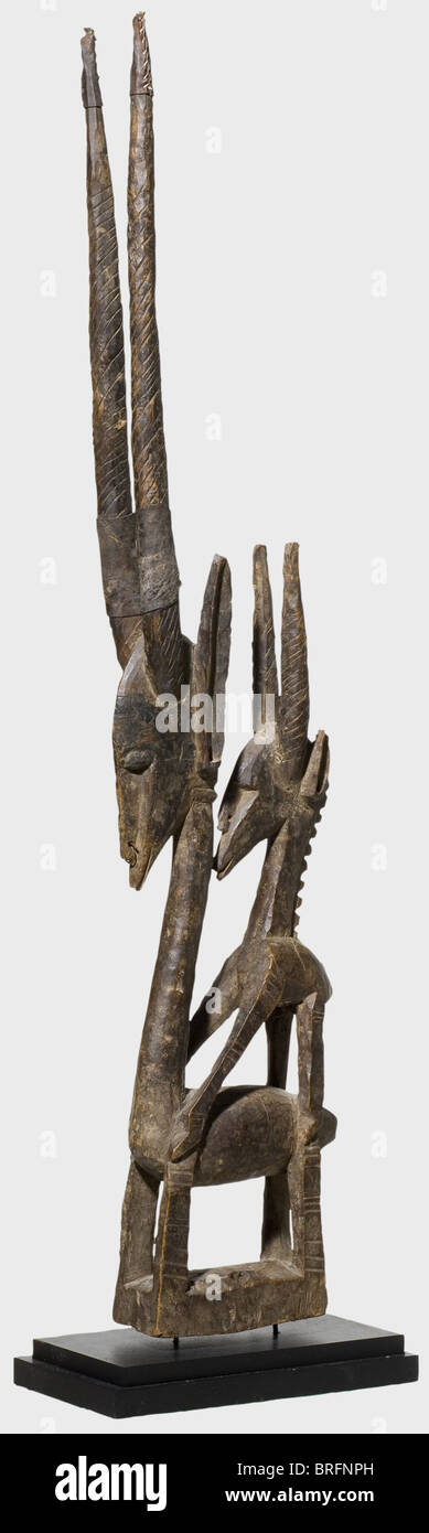 A Bambara chi-wara dance headpiece,Burkina Faso,1st half of the 20th ...